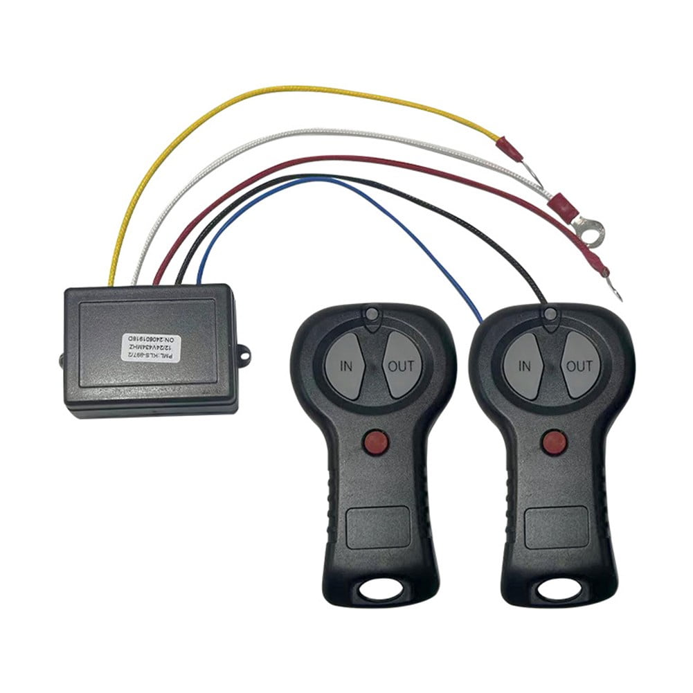 qiya Wireless Winch Remote Controller Kit 12V for 13000 lb Winches with ...