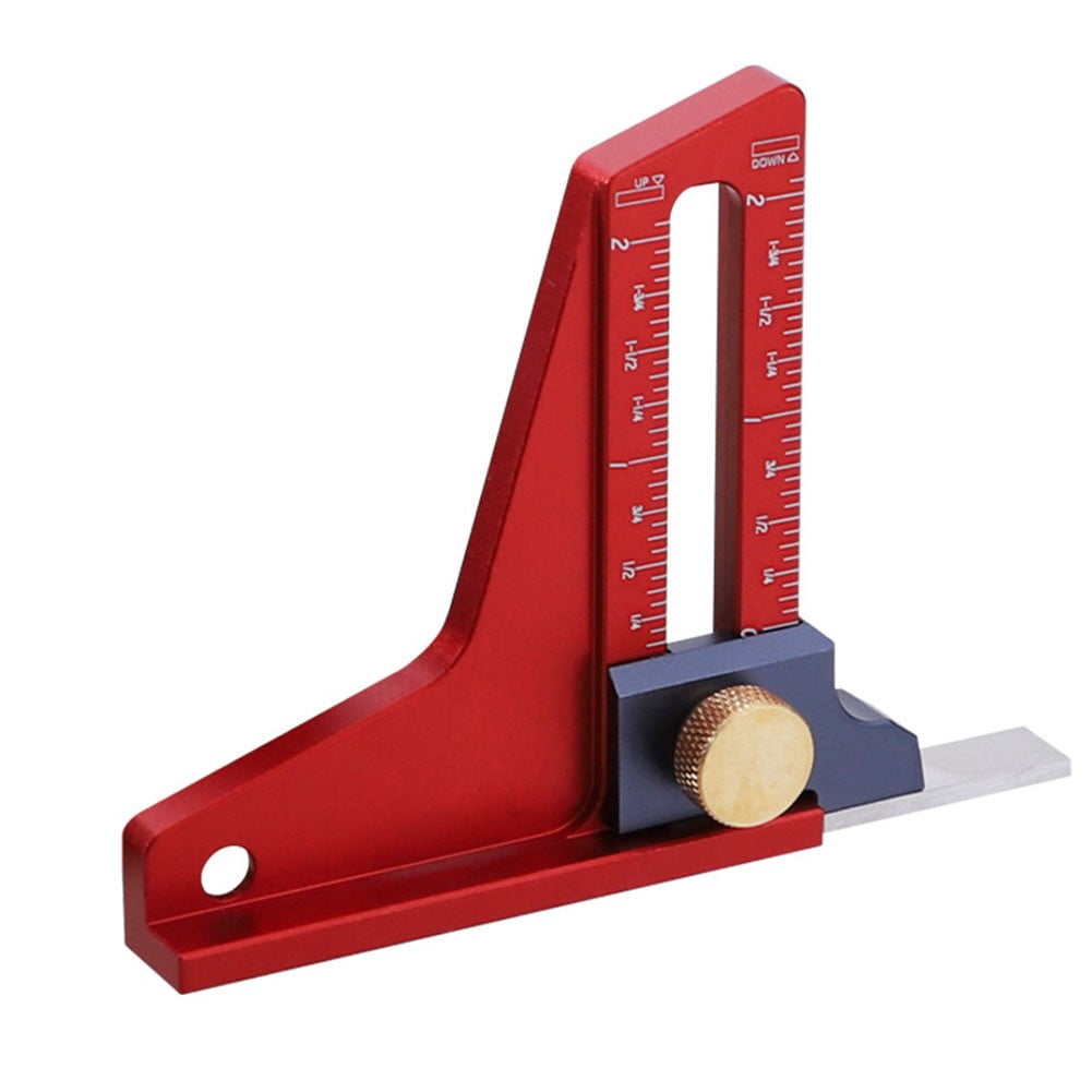 qiya Woodworking Height Gauge Depth Measuring Tool for Table Saw Router ...