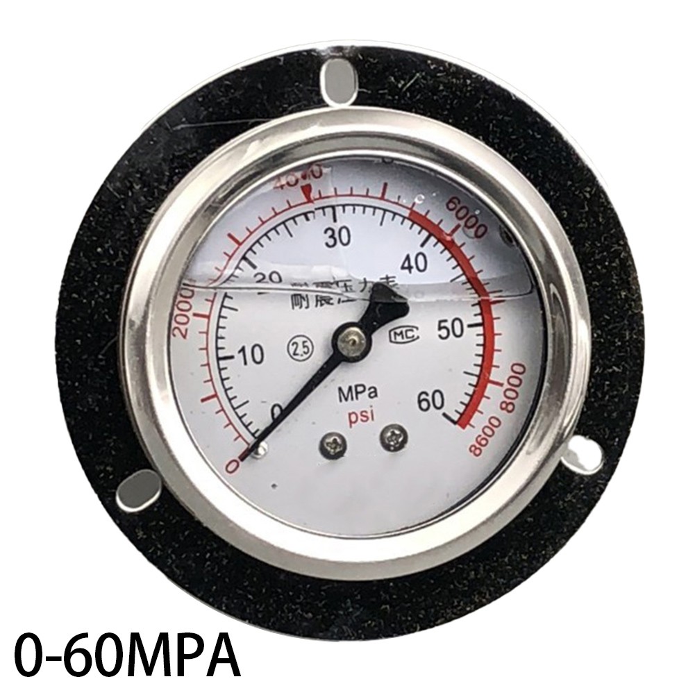qiya for YN-60ZT axial edge seismic pressure gauge seismic pressure hydraulic gauge - Walmart.com