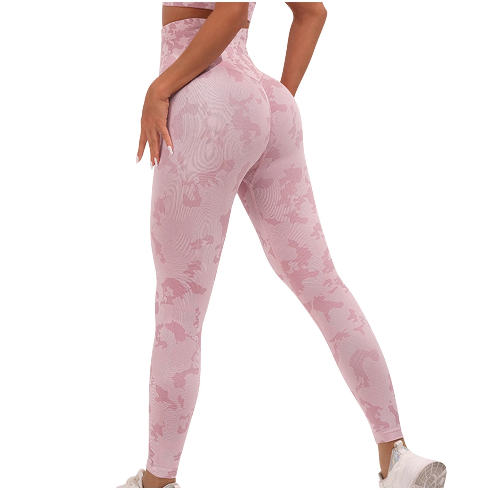 Qolati Leggings For Women Trendy Printed Tummy Control High Waisted