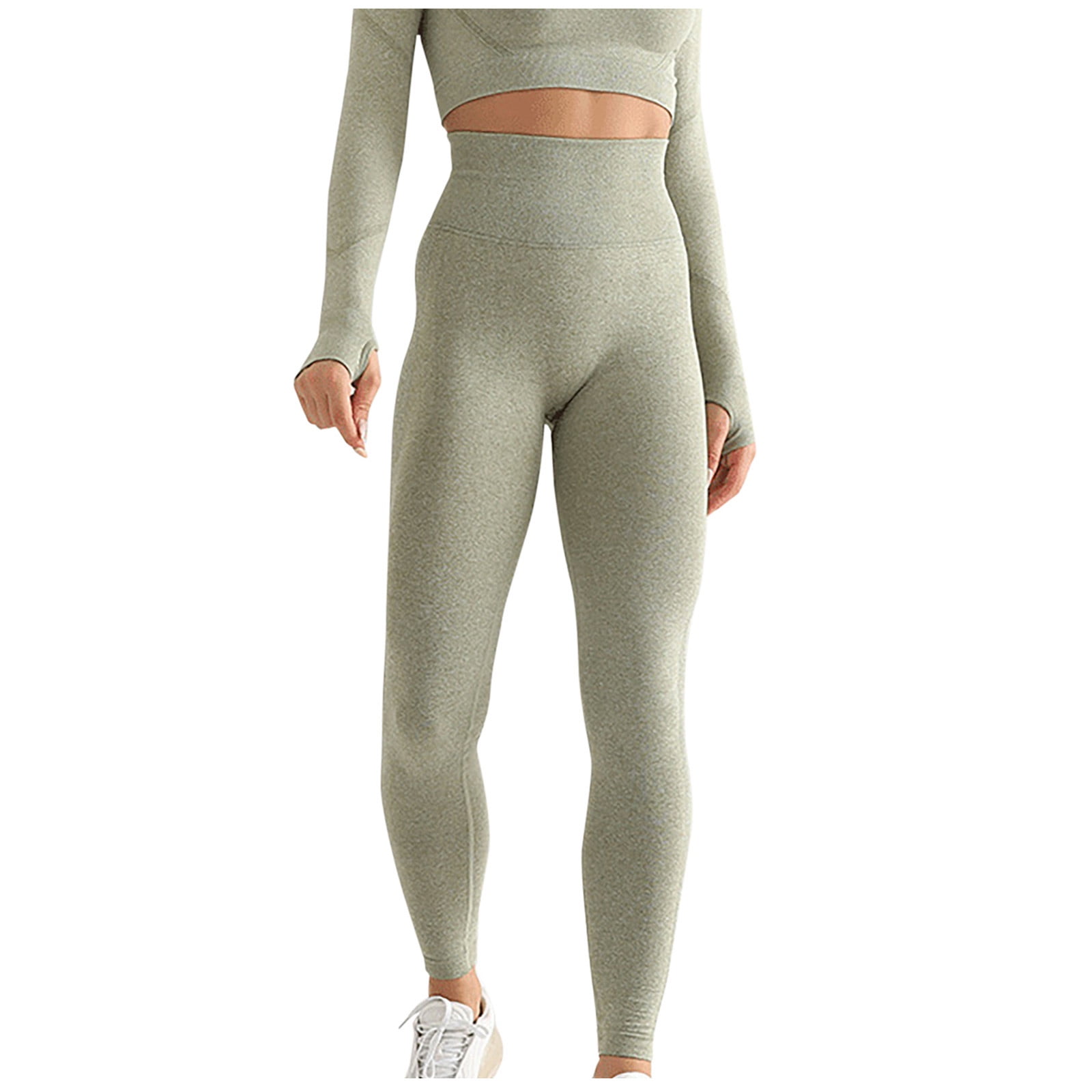 qolati Leggings for Women Tummy Control Slim Fit Running Yoga Pants ...