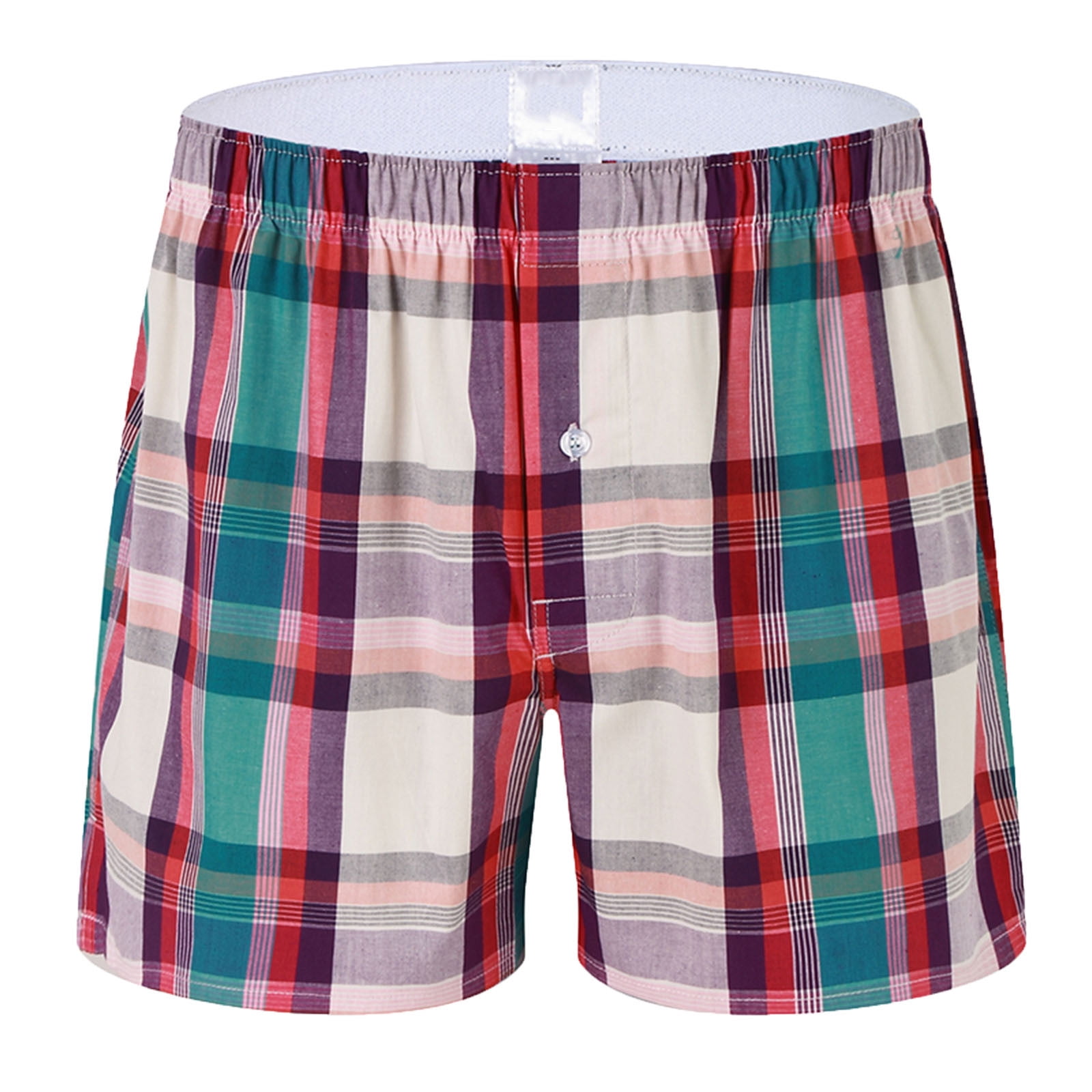 qolati Men's Underwear Classic Fit Elastic High Waisted Cotton Boxers ...
