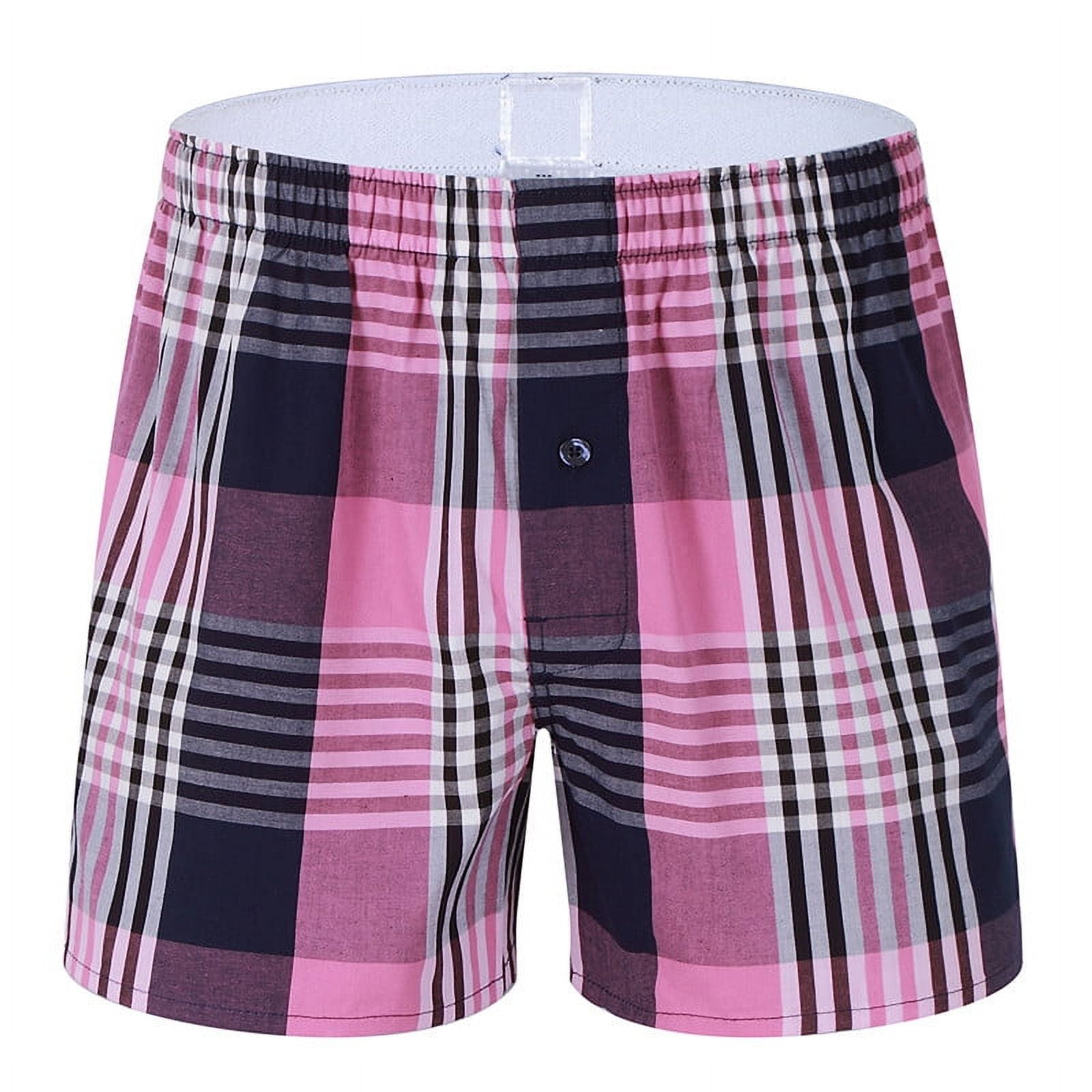 qolati Men's Underwear Classic Fit Elastic High Waisted Cotton Boxers ...