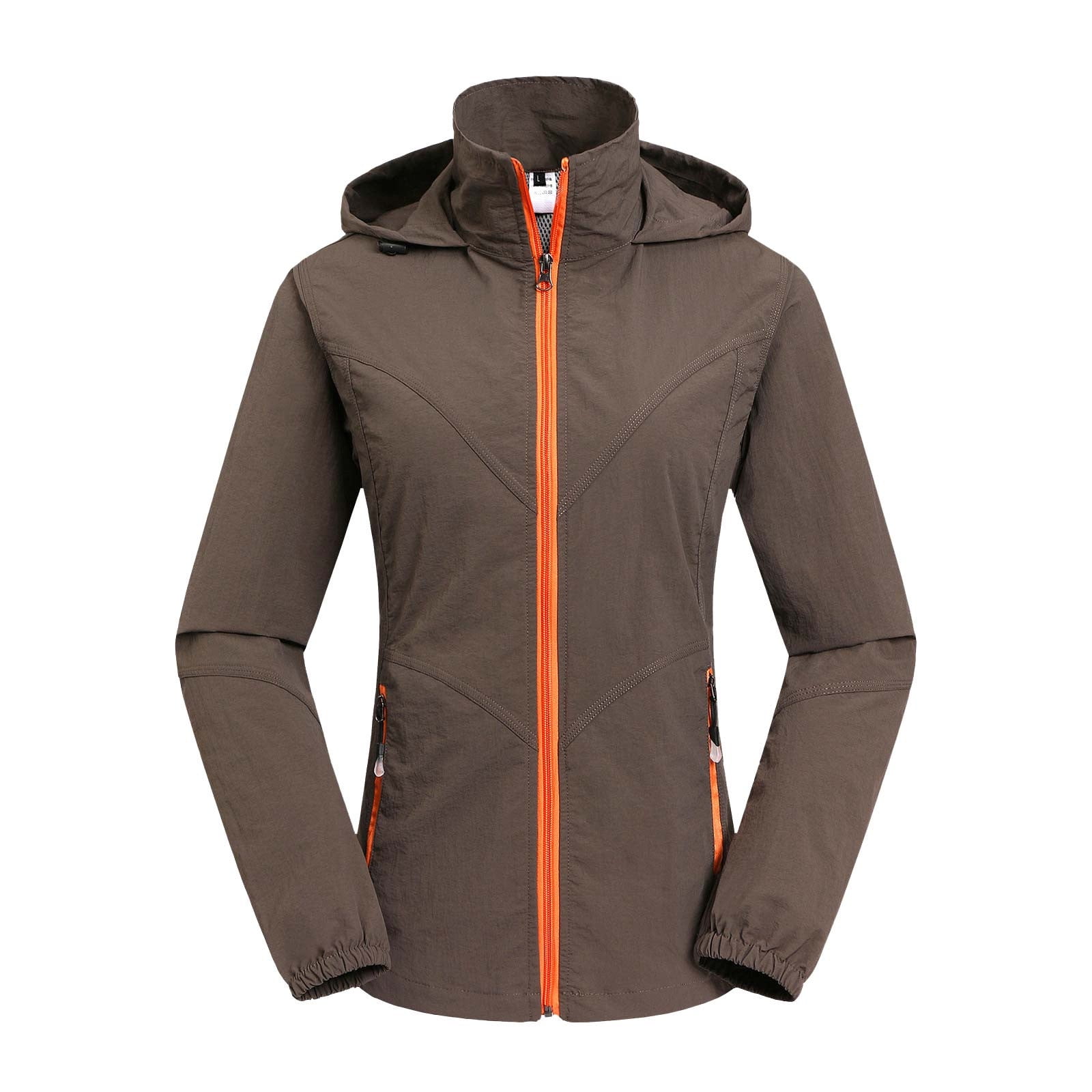 qolati Rain Coat for Women Waterproof With Hood Lightweight Fall Winter ...