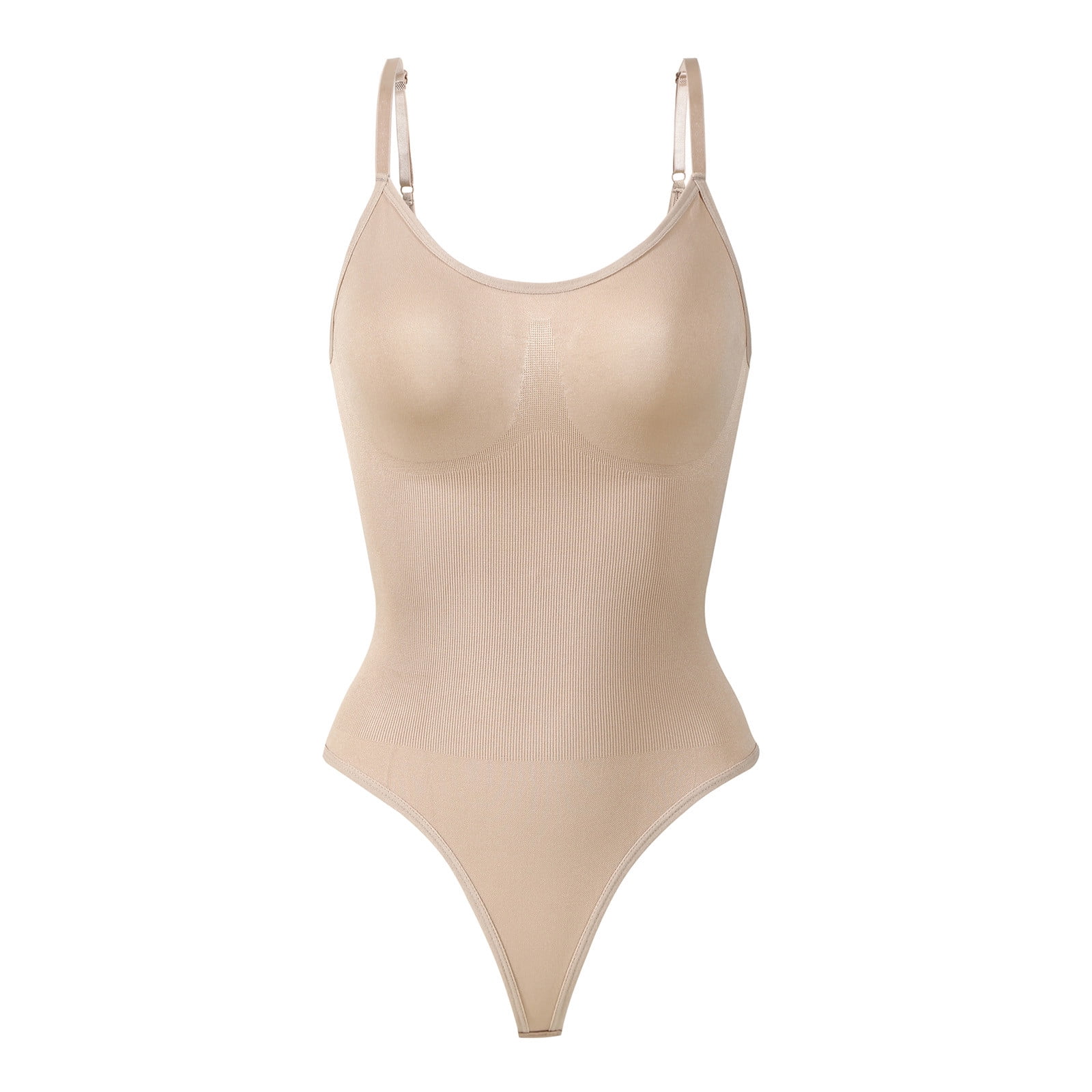 qolati Shapewear Bodysuit for Women Tummy Control Thong Low Back Body ...
