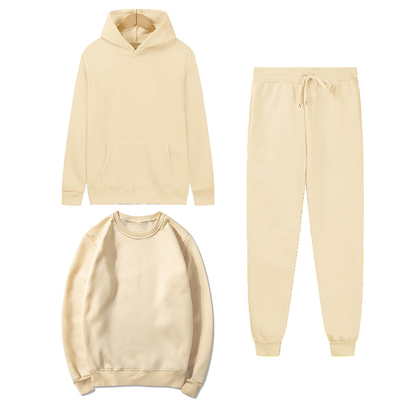 Clearance under $25 qolati Sweatsuit Set for Women 3 Piece Matching ...