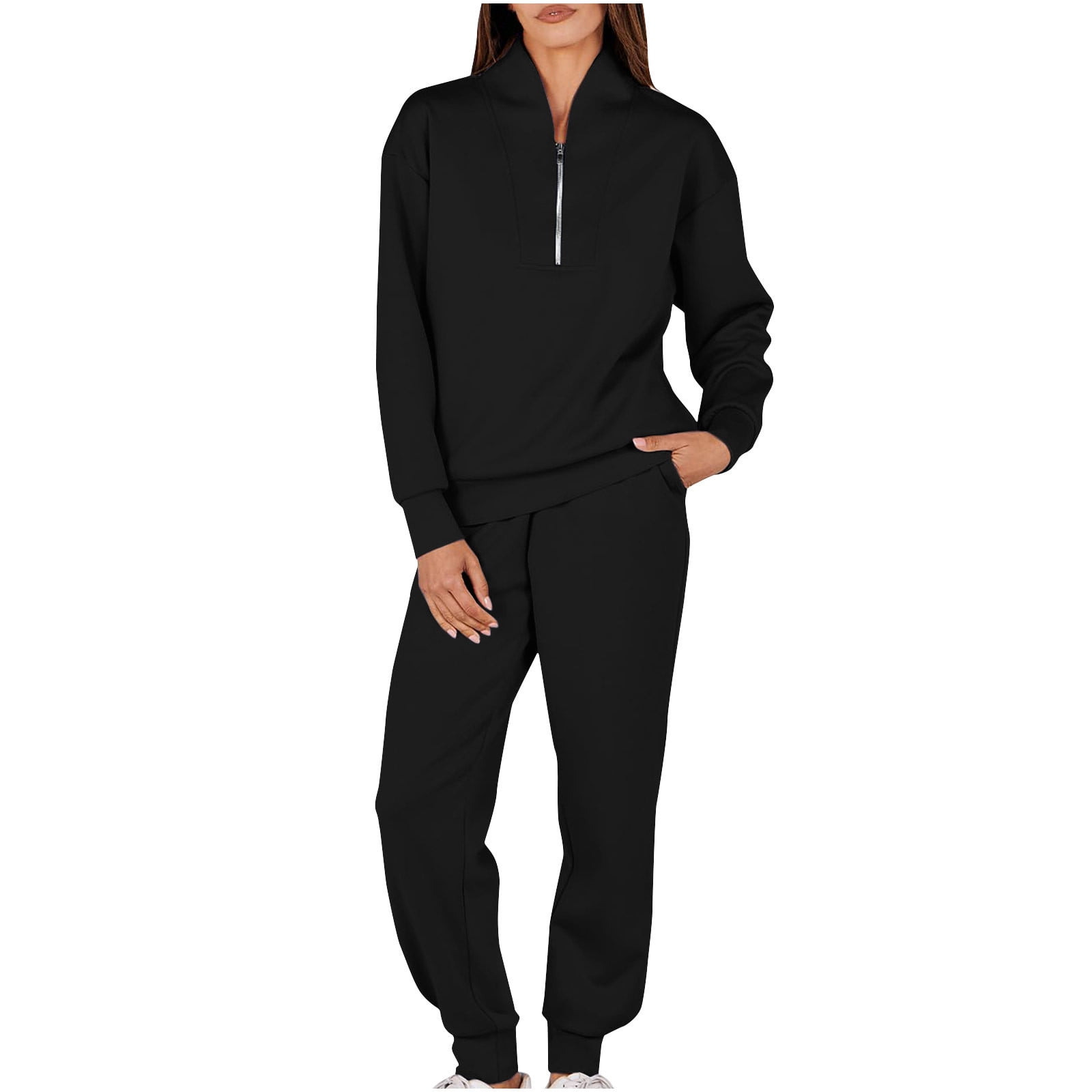 qolati Women Two Piece Outfits Tracksuits Sweatsuits 2024 Fall Winter ...