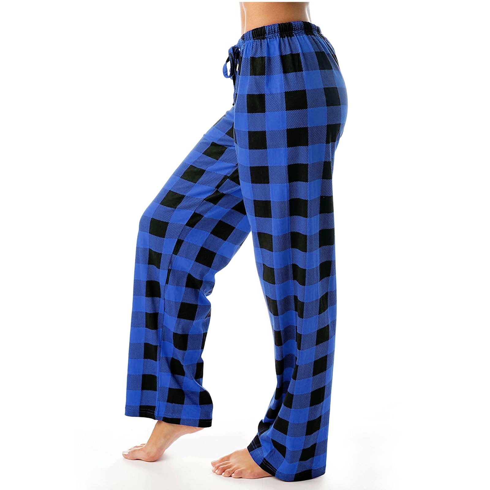 qolati Women's Pajama Pants Stretch Pjs Bottoms Drawstring Lounge ...