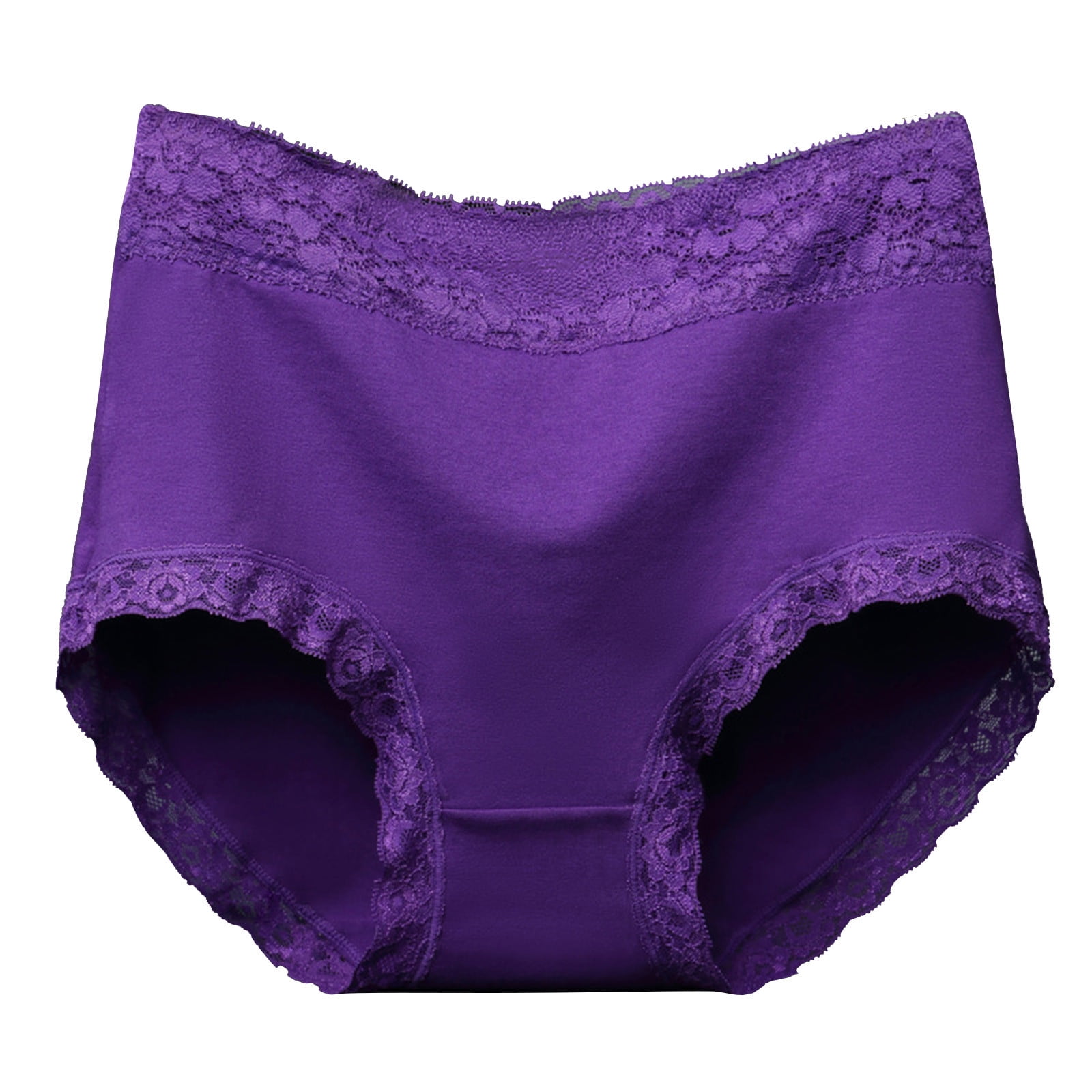 Qolati Womens Cotton Underwear Seamless High Waist Tummy Control