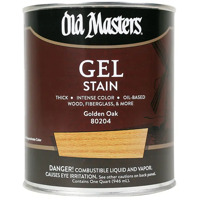 qt Old Masters 80204 Golden Oak Gel Stain Oil-Based Stain - Walmart.com