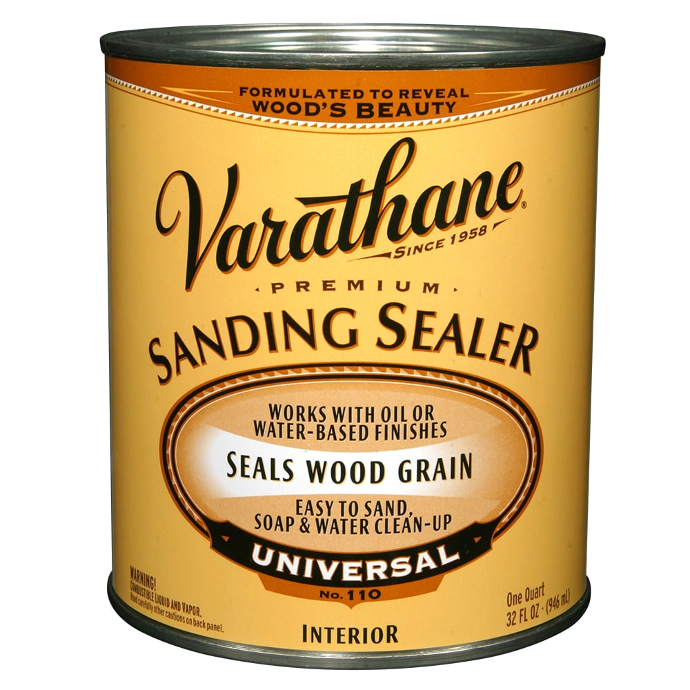 Rust-Oleum Varathane Clear Acrylic Sanding Sealer, 1 Quart, Easy ...