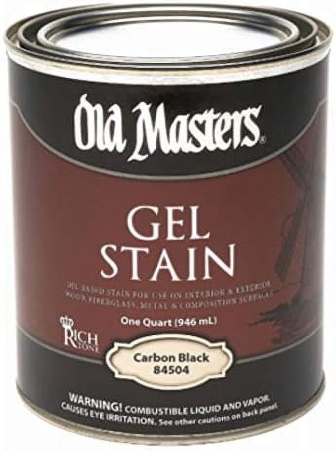 qt84504 Carbon Black Gel Stain Oil-Based Stain - Walmart.com