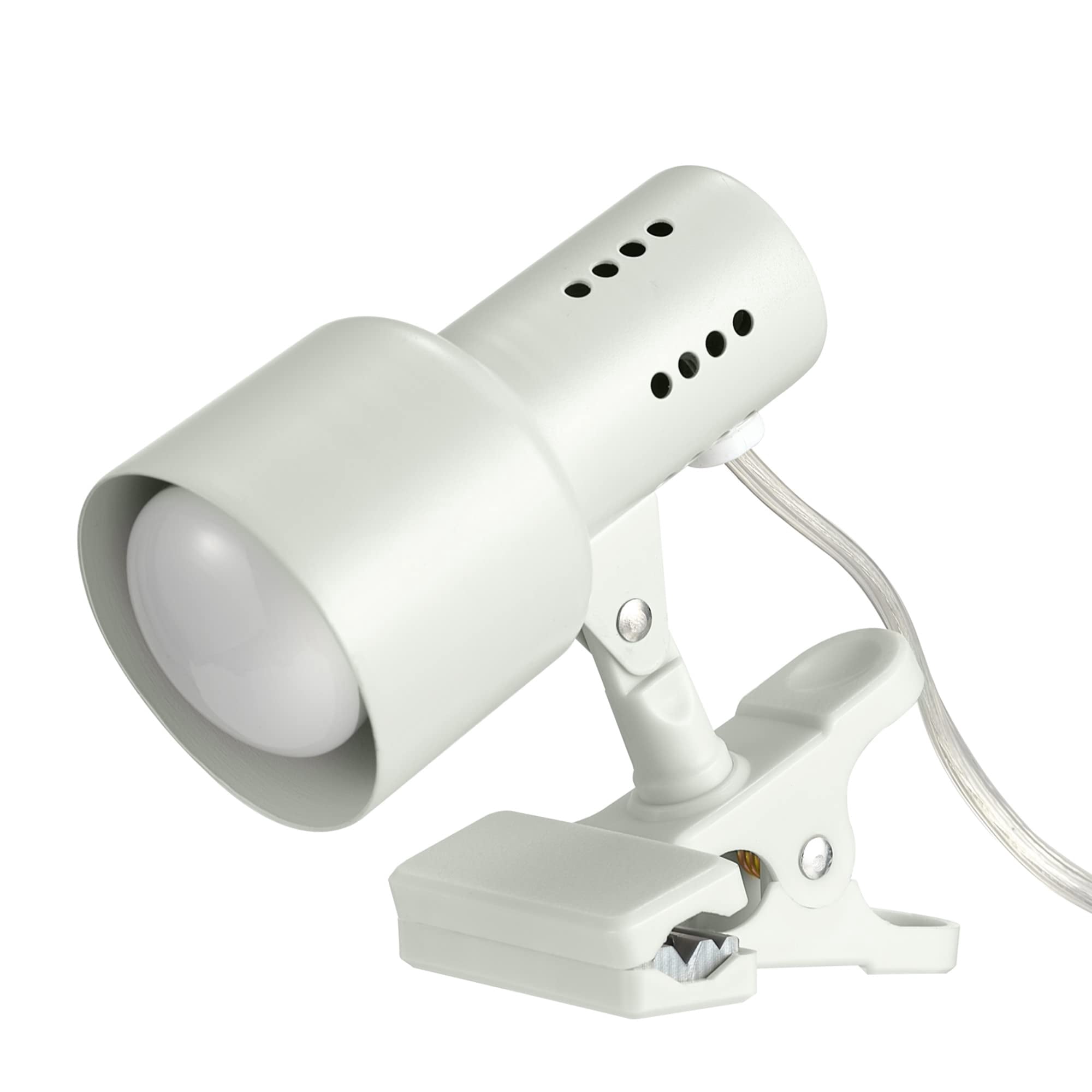qtess 56963 31.5" Multi-Joint Desk Lamp with Metal Clamp, Black, On/Off ...