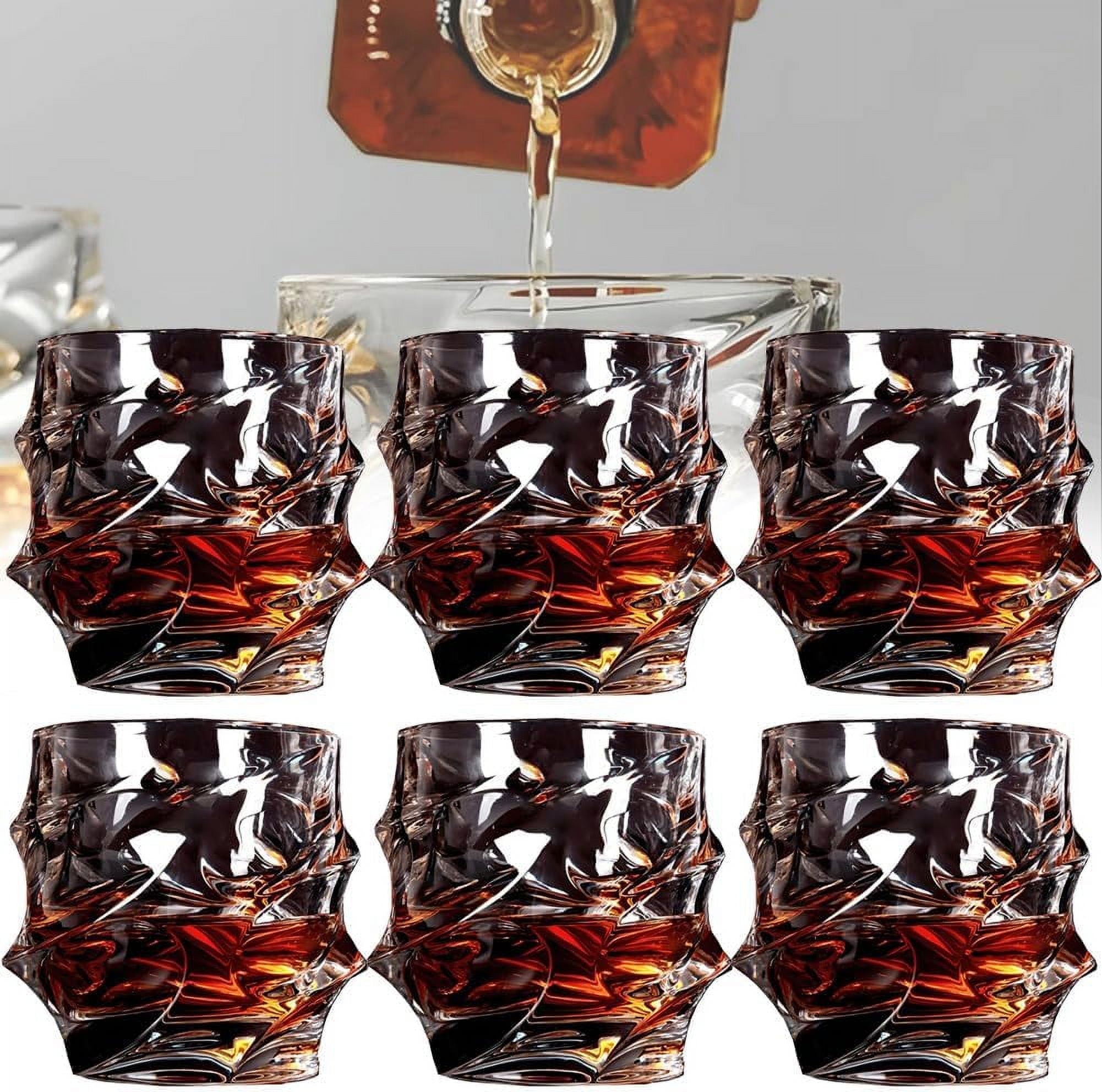 qtsy Storm Japanese Crystal Whisky Glass, Old Fashioned Whiskey Glasses ...