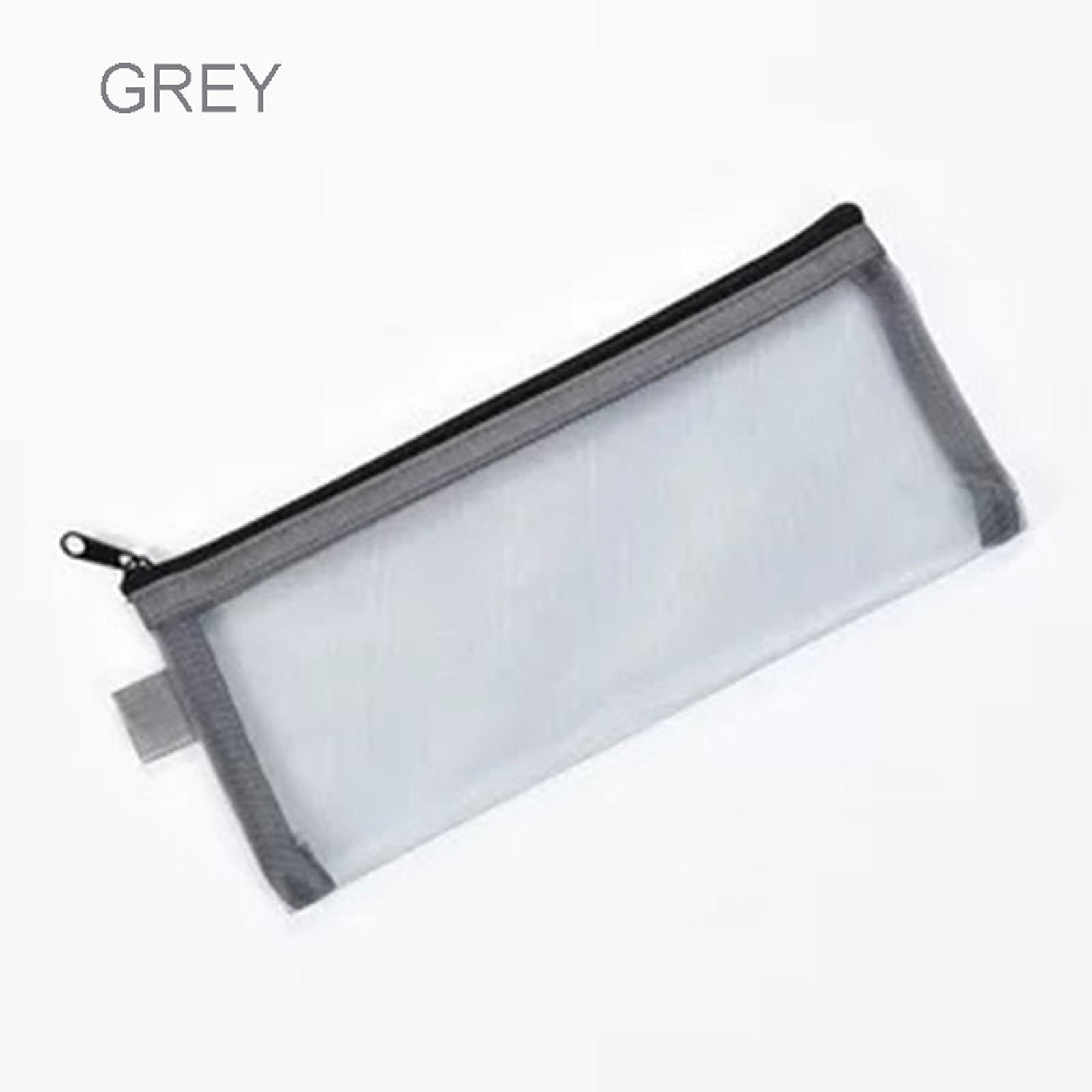 quanjun 8"x3.5" Nylon Mesh Zipper Pouch,Small Mesh Transparent ...