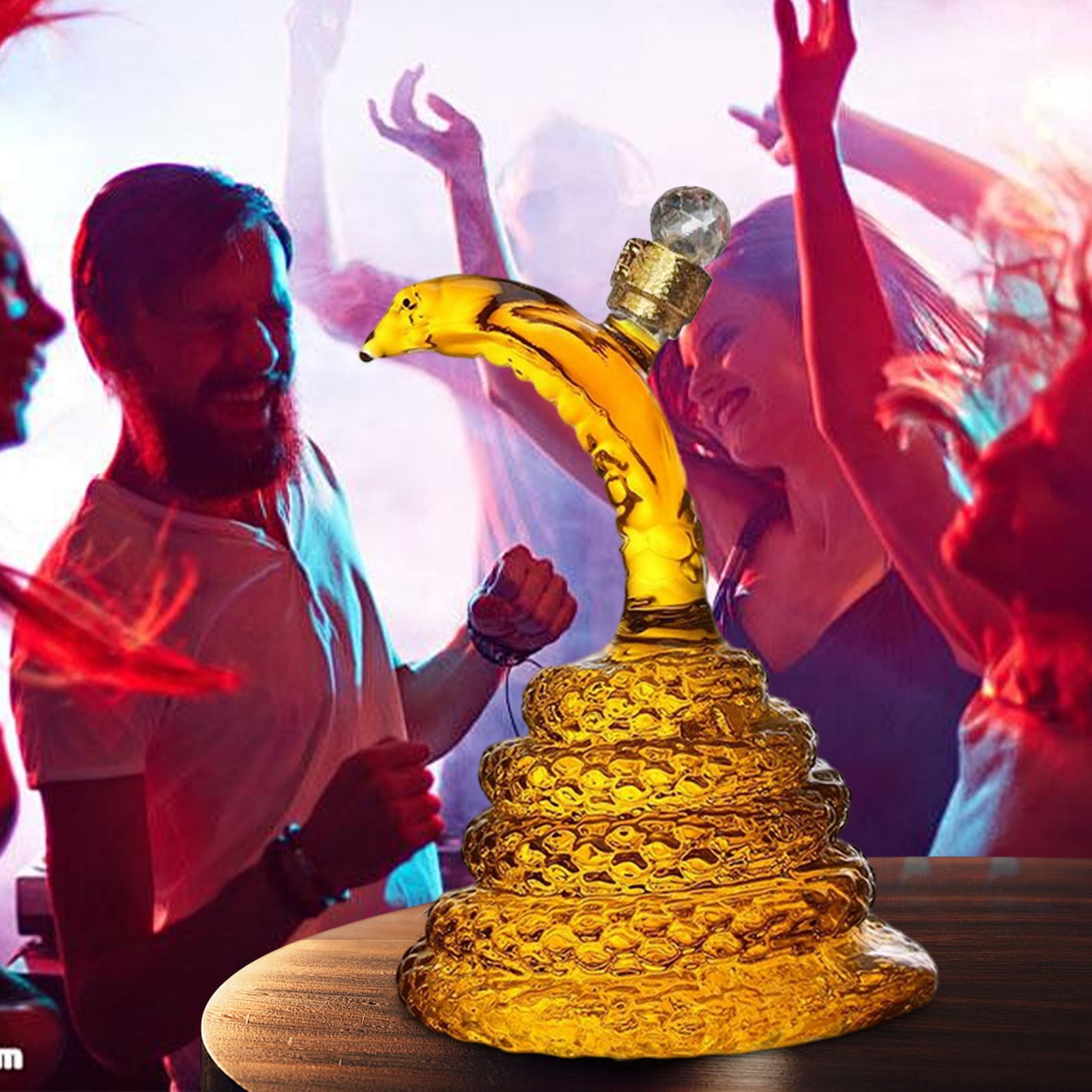 quanjun Snake Whiskey Bottle,Snake Whiskey & Wine Decanter King Cobra ...