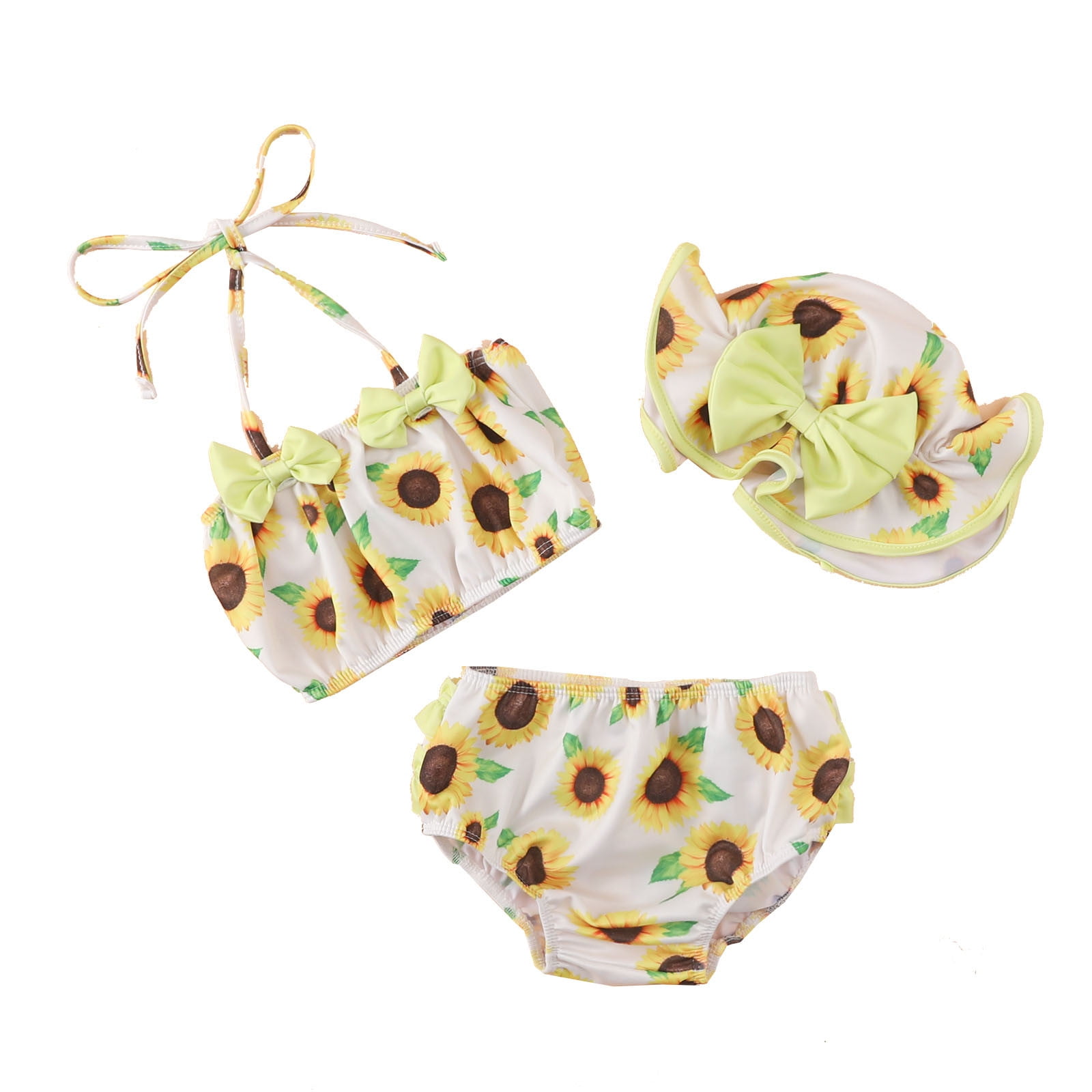 qucoqpe New Summer Toddler Baby Girl Swimsuits Cute Infant Tankini Set ...