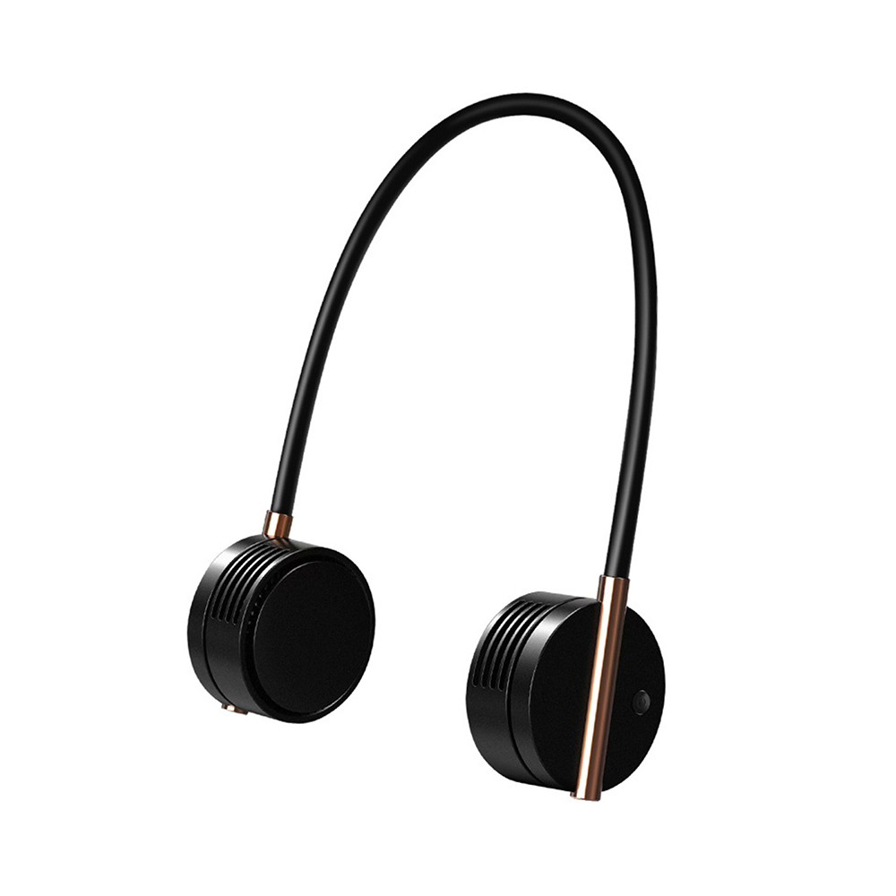 qucoqpe Summer Portable Neck Fan Hanging Mini Fan Cooling Battery ...