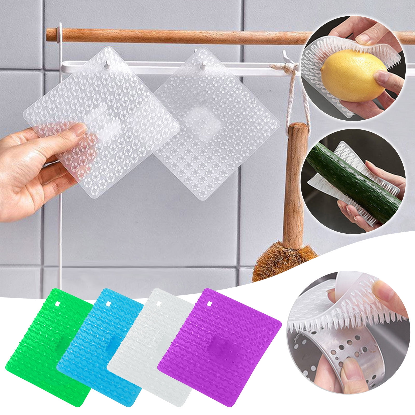 Bouanq Vegetable Brush, Vegetable Scrubber Brush, Vegetable Brush ...