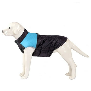 Gooby Padded Vest Dog Jacket - Solid Green, Large - Warm Zip Up Dog ...