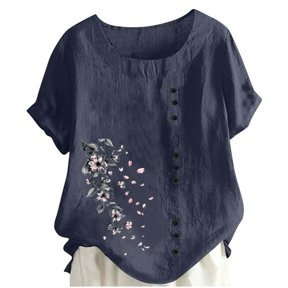 qucoqpe Women's 2026 Spring Summer Fashion Casual Floral Printed ...