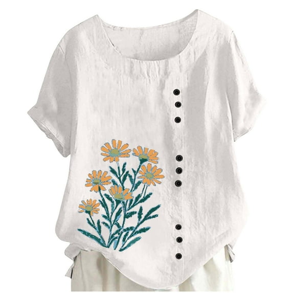 qucoqpe Women's 2026 Spring Summer Fashion Casual Floral Printed ...