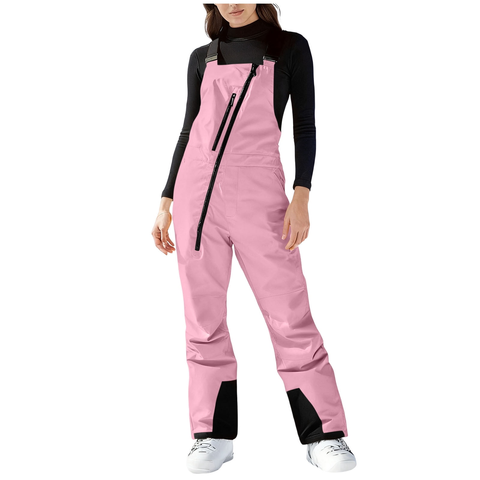 qucoqpe Women's Snow Overalls Waterproof Windproof Insulated Romper ...
