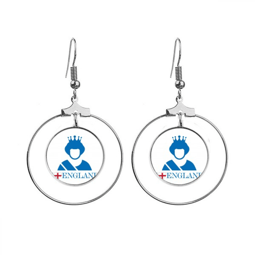 queen rights represent emotions earrings dangle hoop jewelry drop ...