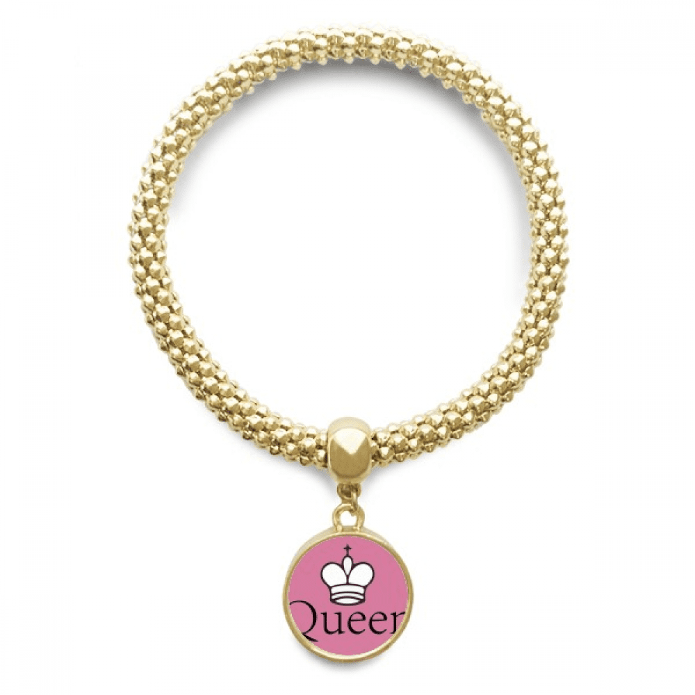 queen white word chess game en chain bracelet pendant jewelry hand ...