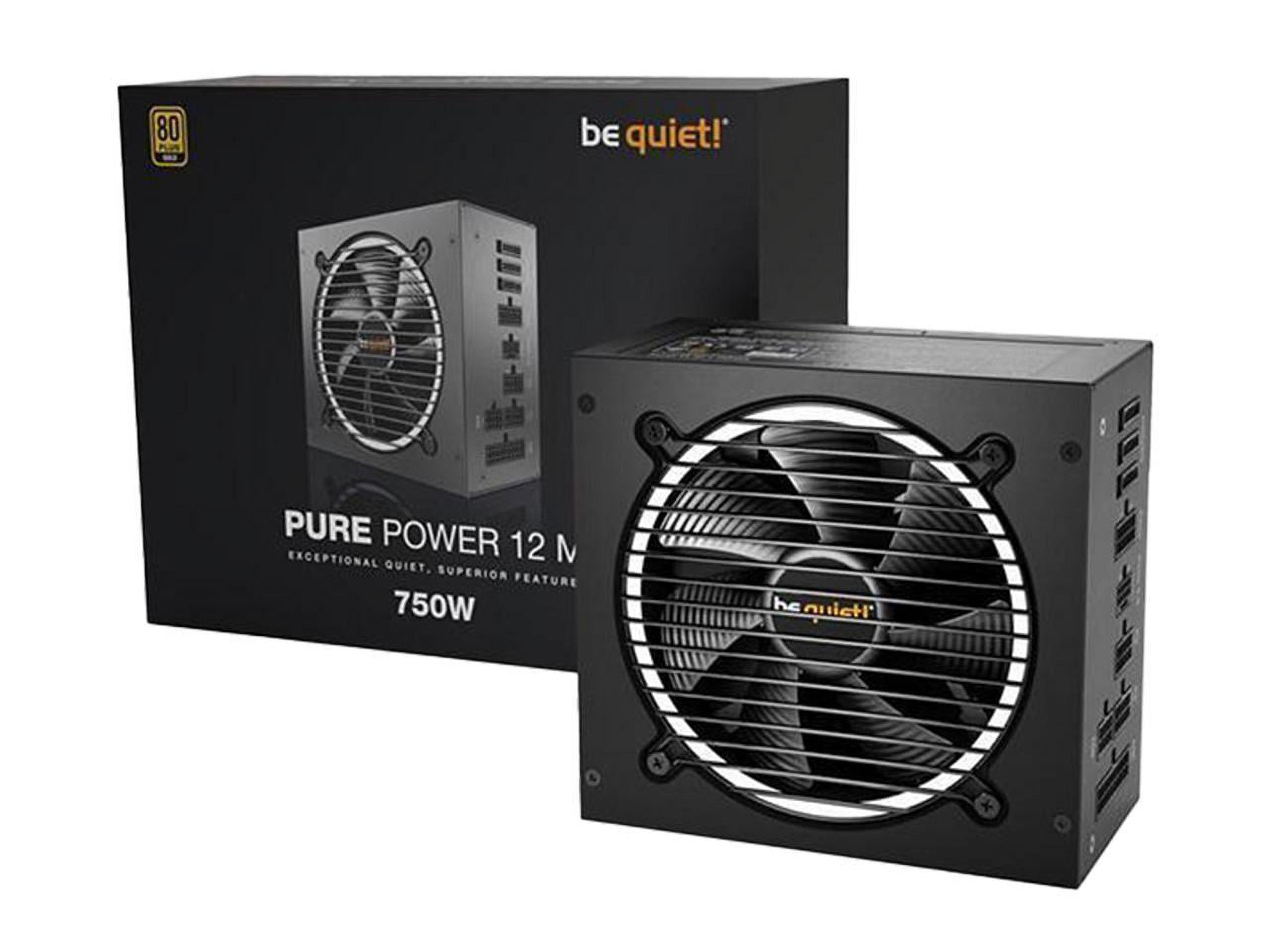 be quiet! Pure Power 12 M 750W ATX 3.0 PSU | 80+ Gold | PCIe 5.0 | 2 ...