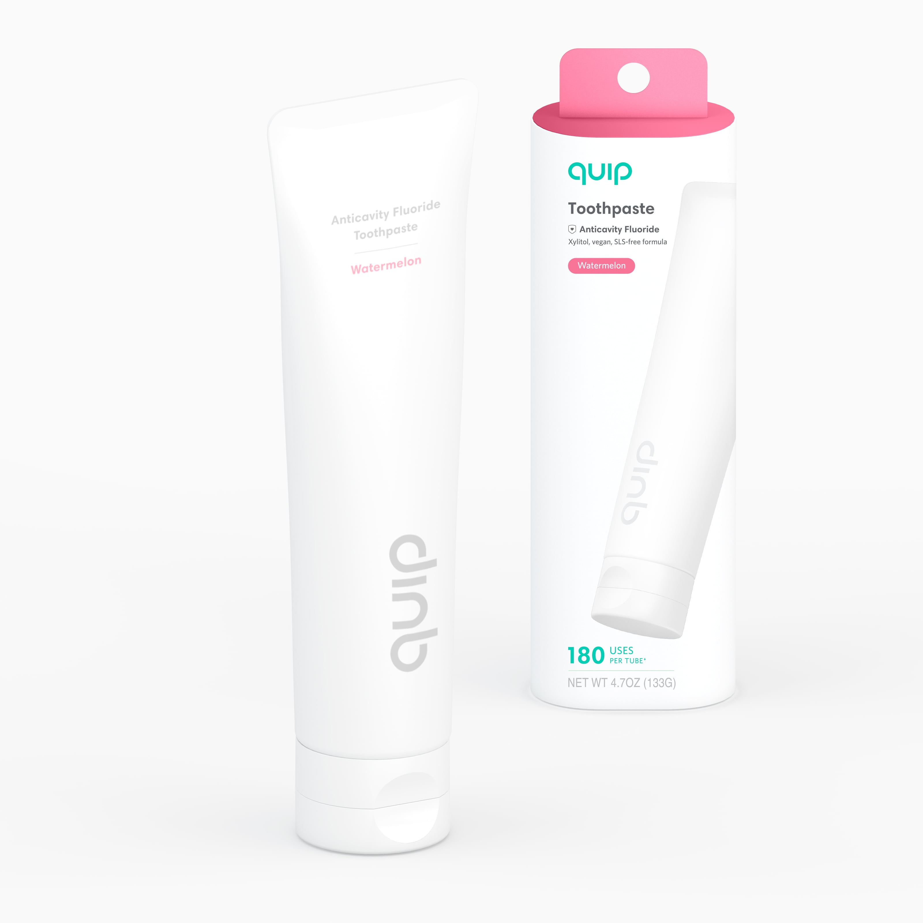 quip Toothpaste, Anticavity Fluoride Toothpaste, Watermelon, 4.7 oz ...