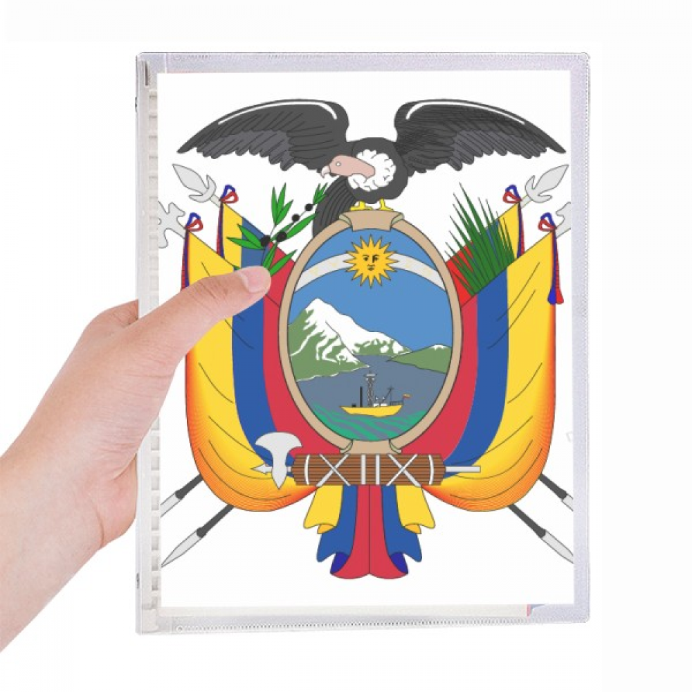 quito ecuador national emblem notebook loose diary refillable journal ...
