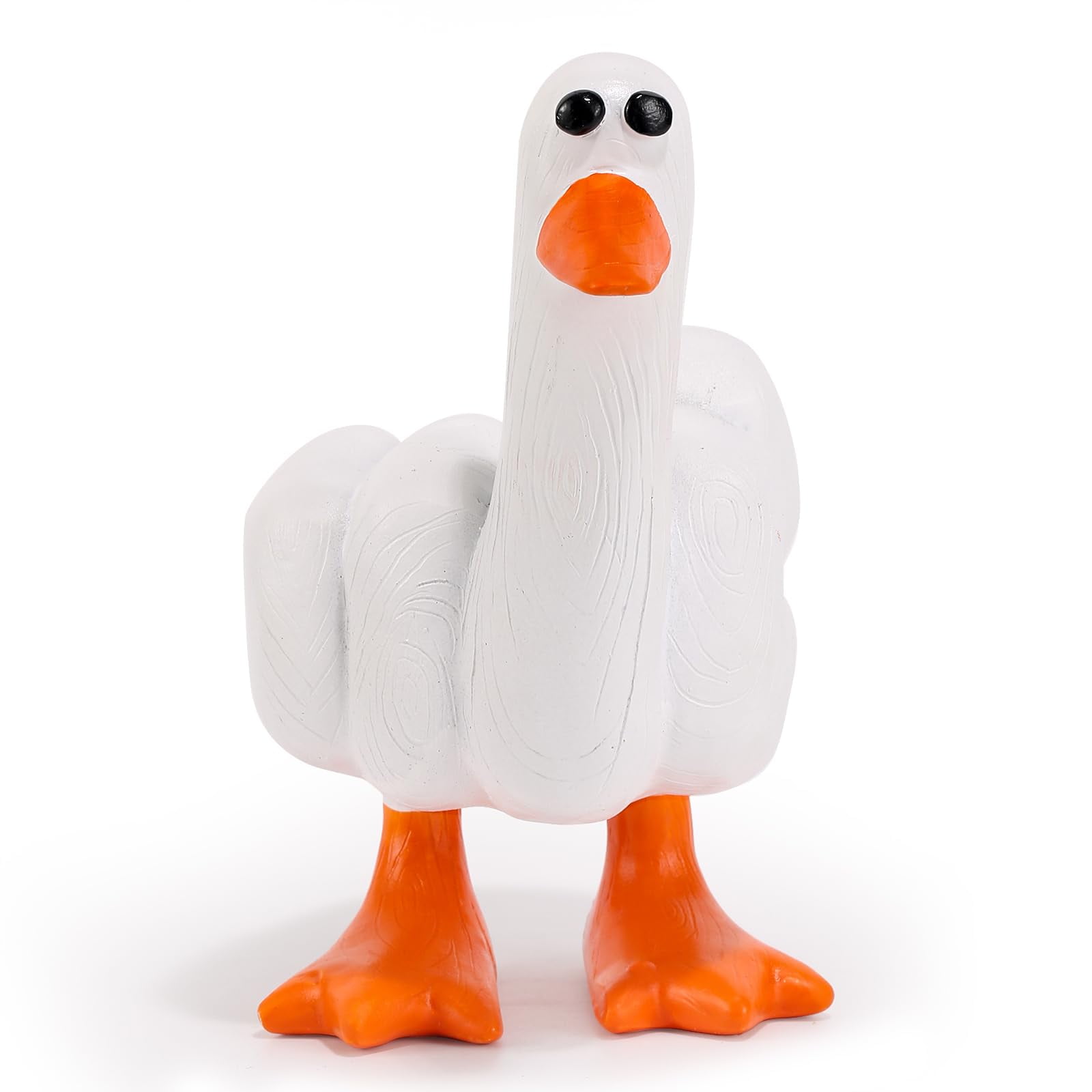 qumHmup Duck Figurines EC36 Resin-Cute Duck Statue for Living Room ...
