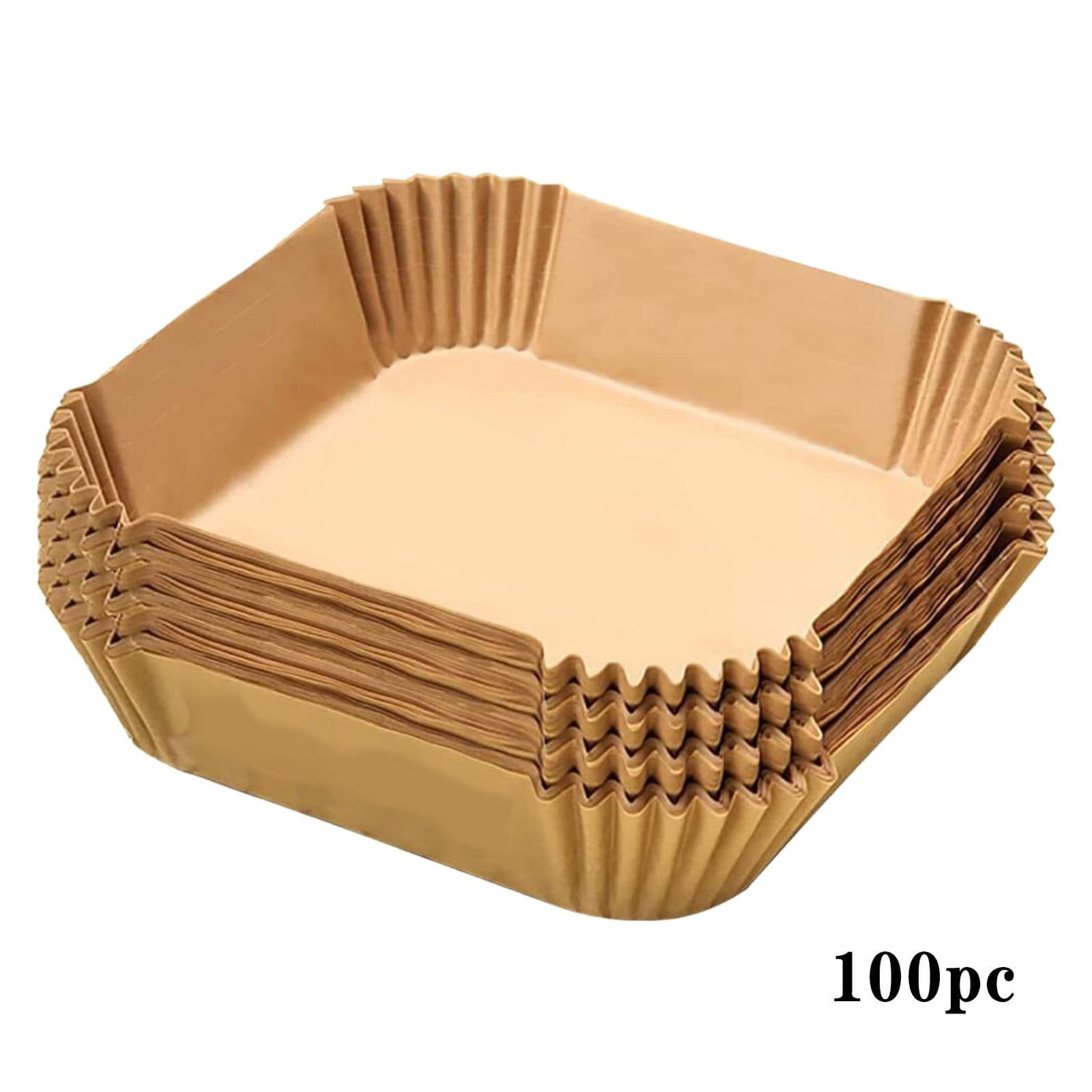 qun9652,100pc Fryer Paper Disposable Liners Non-stick Disposable Oil ...