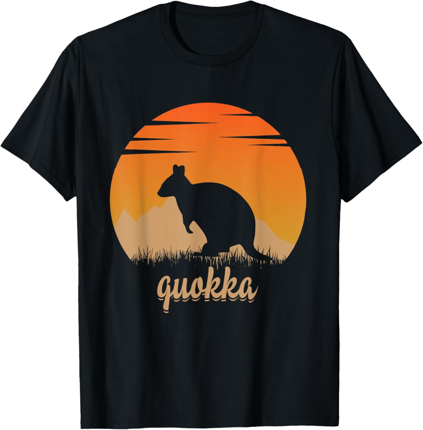 quokka Animal Hot in the Mounta in Nature T-Shirt - Walmart.com