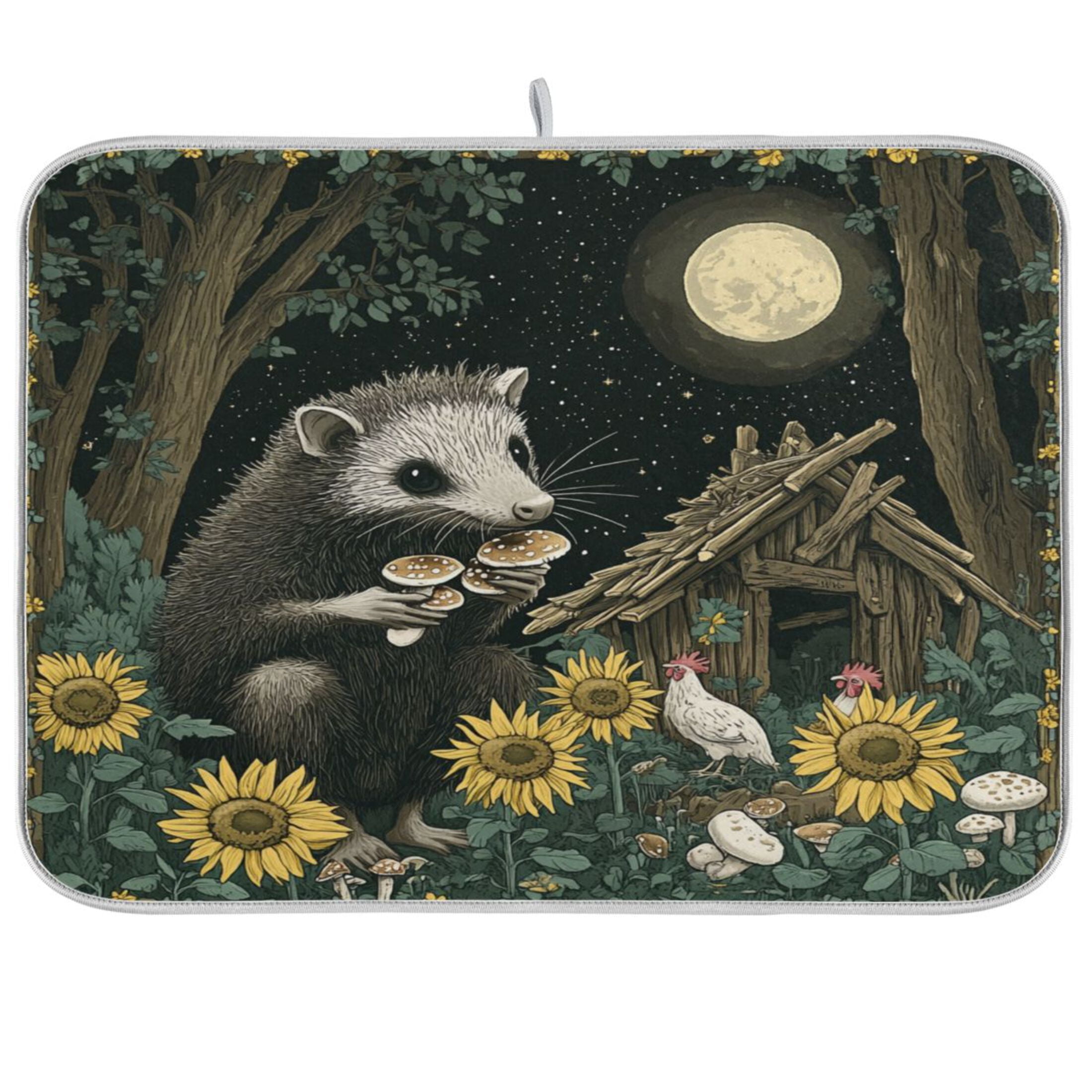 qxltty Extra Large Possum Kitchen Drying Mat Extremely Absorbent ...
