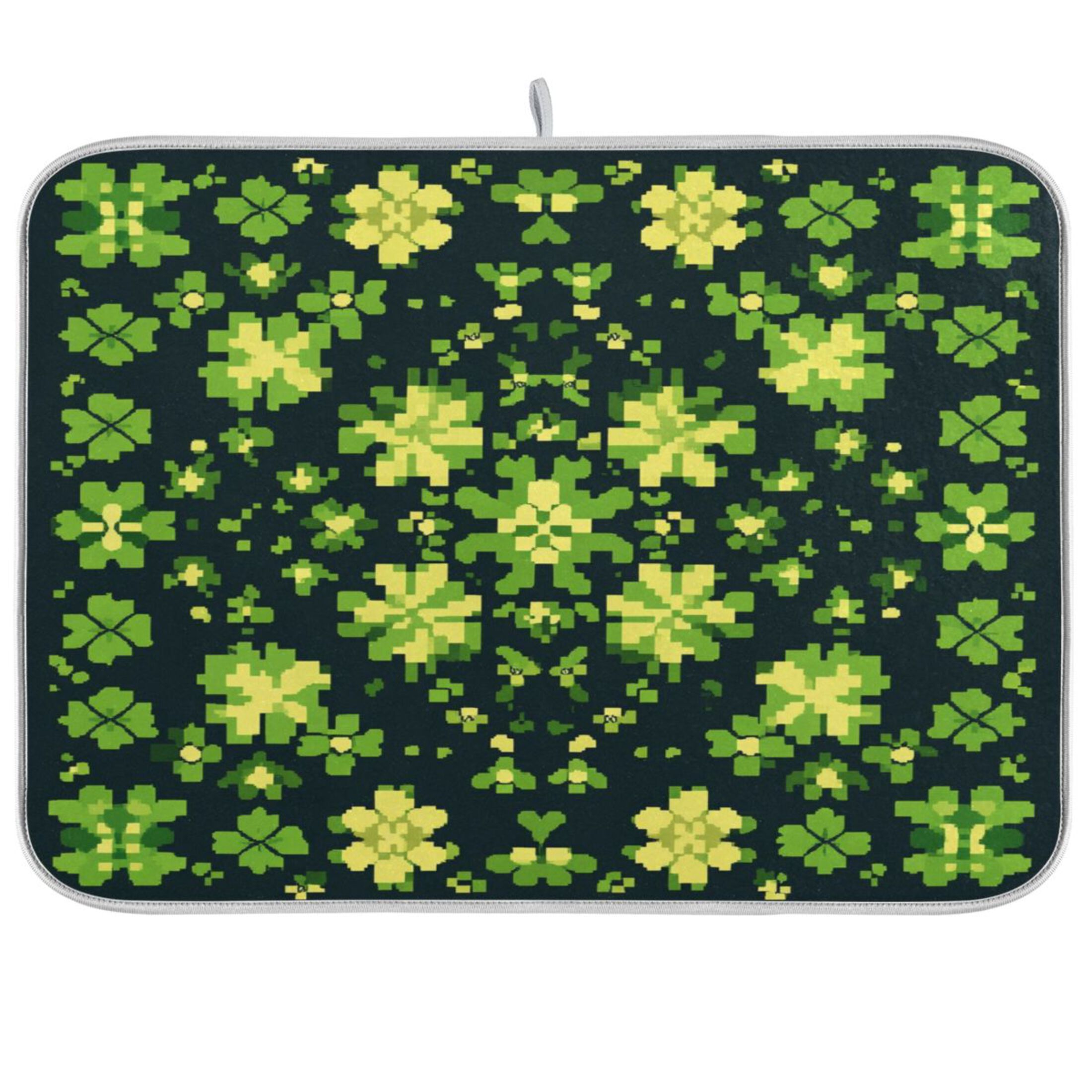 qxltty St Patricks Vintage Clover Kitchen Drying Mat Extremely ...