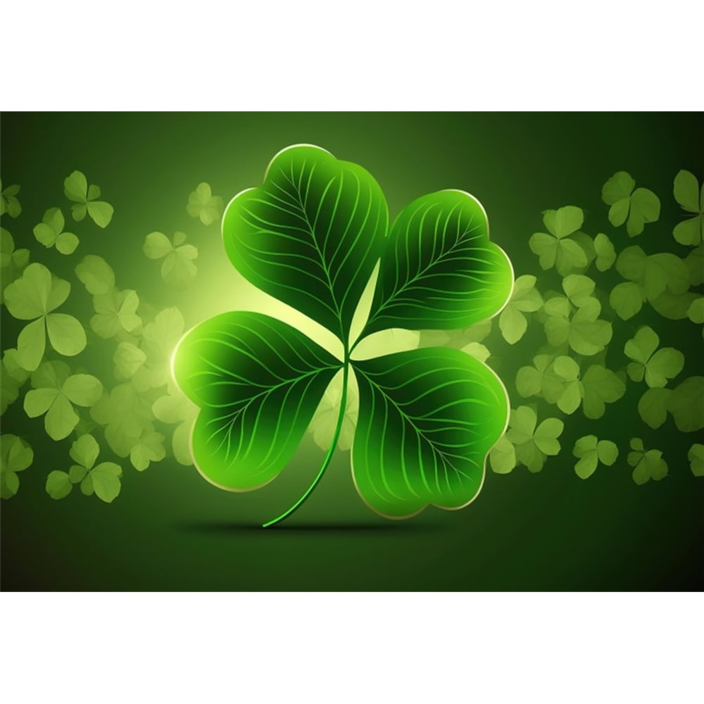 r Background Photo Portrait Party Festival Hat Birthday Lucky Clover ...