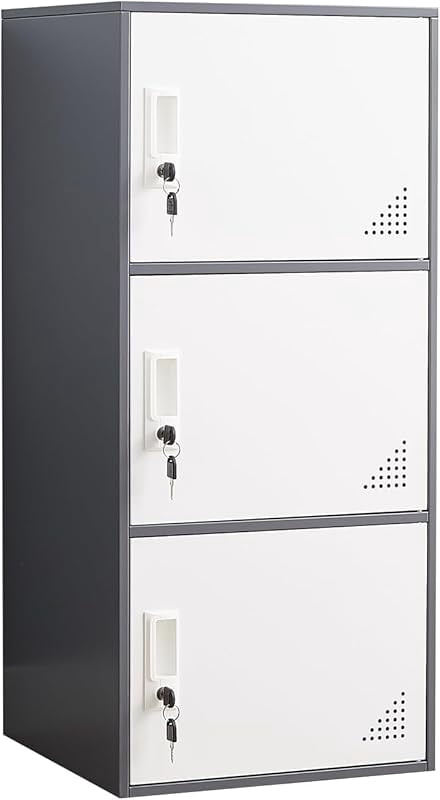 r Organizer, Multi-Door Steel Locker, Small Locking Cabinet Storage ...