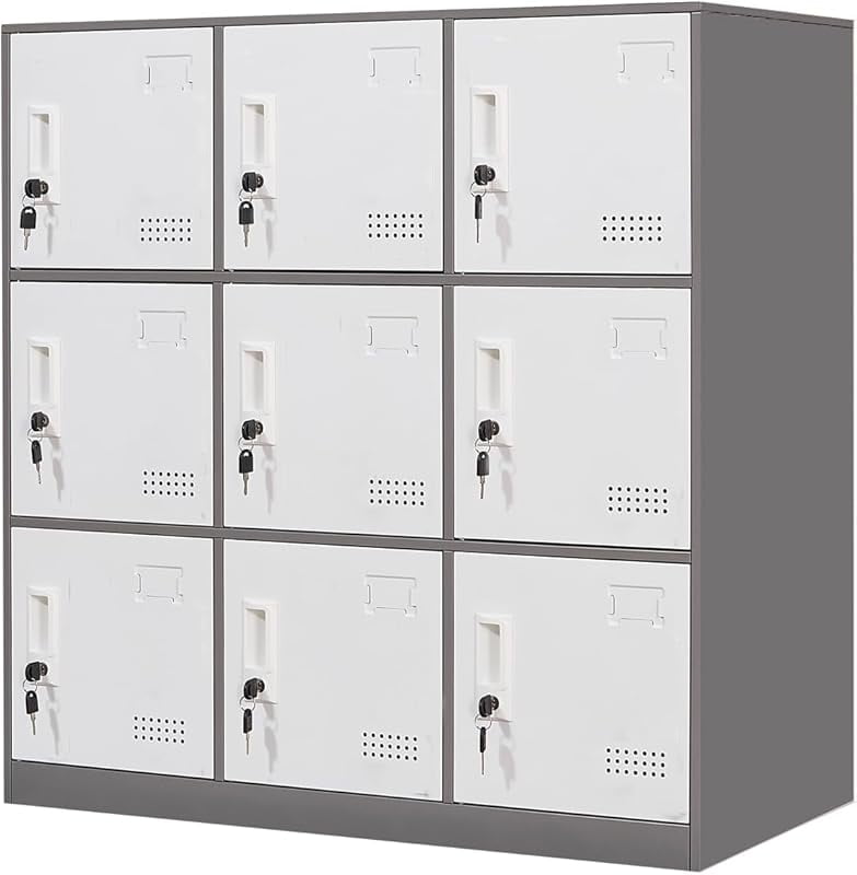 r Organizer, Multi-Door Steel Locker, Small Locking Cabinet Storage ...