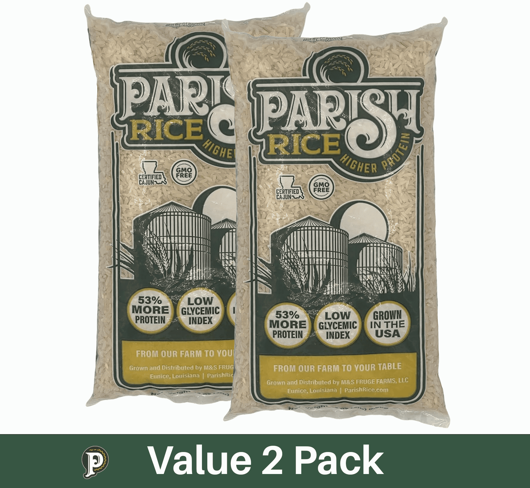 Parish White Rice – High-Protein Rice with Low Glycemic Index, Locally ...