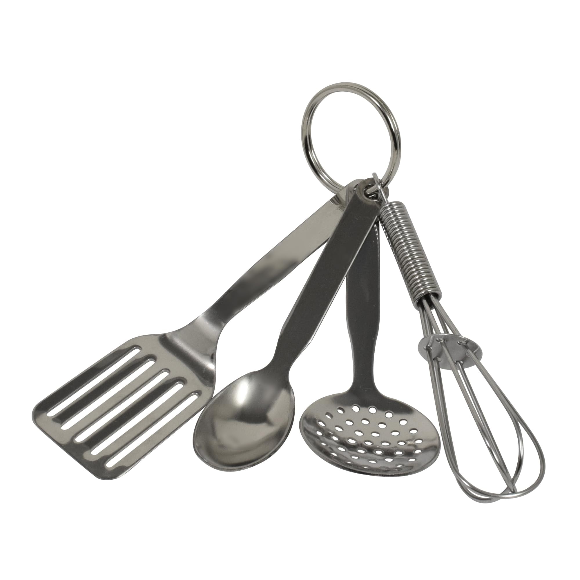 R&M International Mini 3.5" Kitchen Tool Set with Keychain, Includes ...