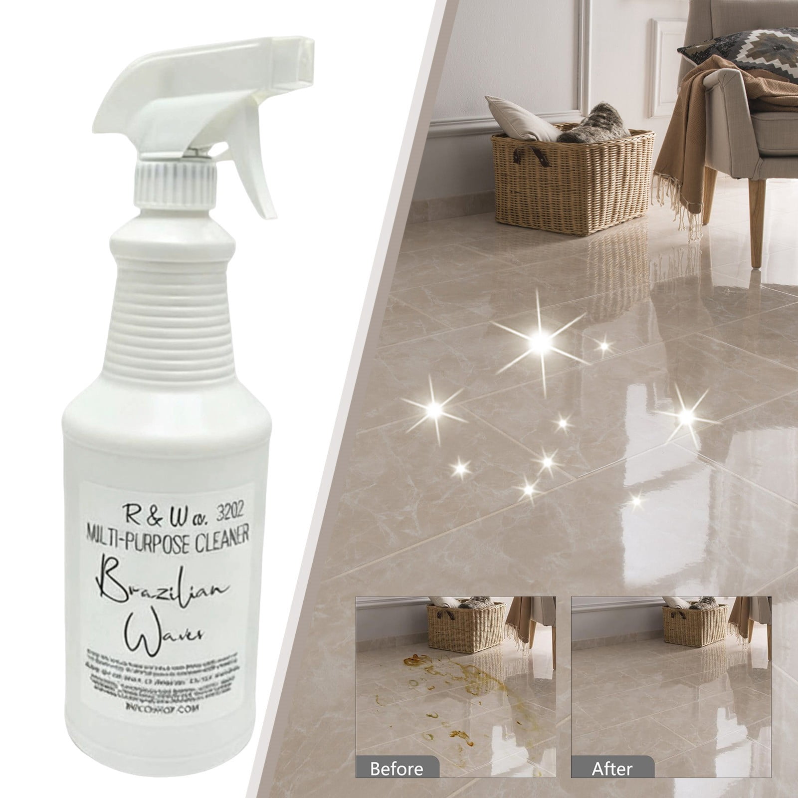 r&w Mop Soap Brazilian Wave Floor Cleaning Solution Multi Surface ...