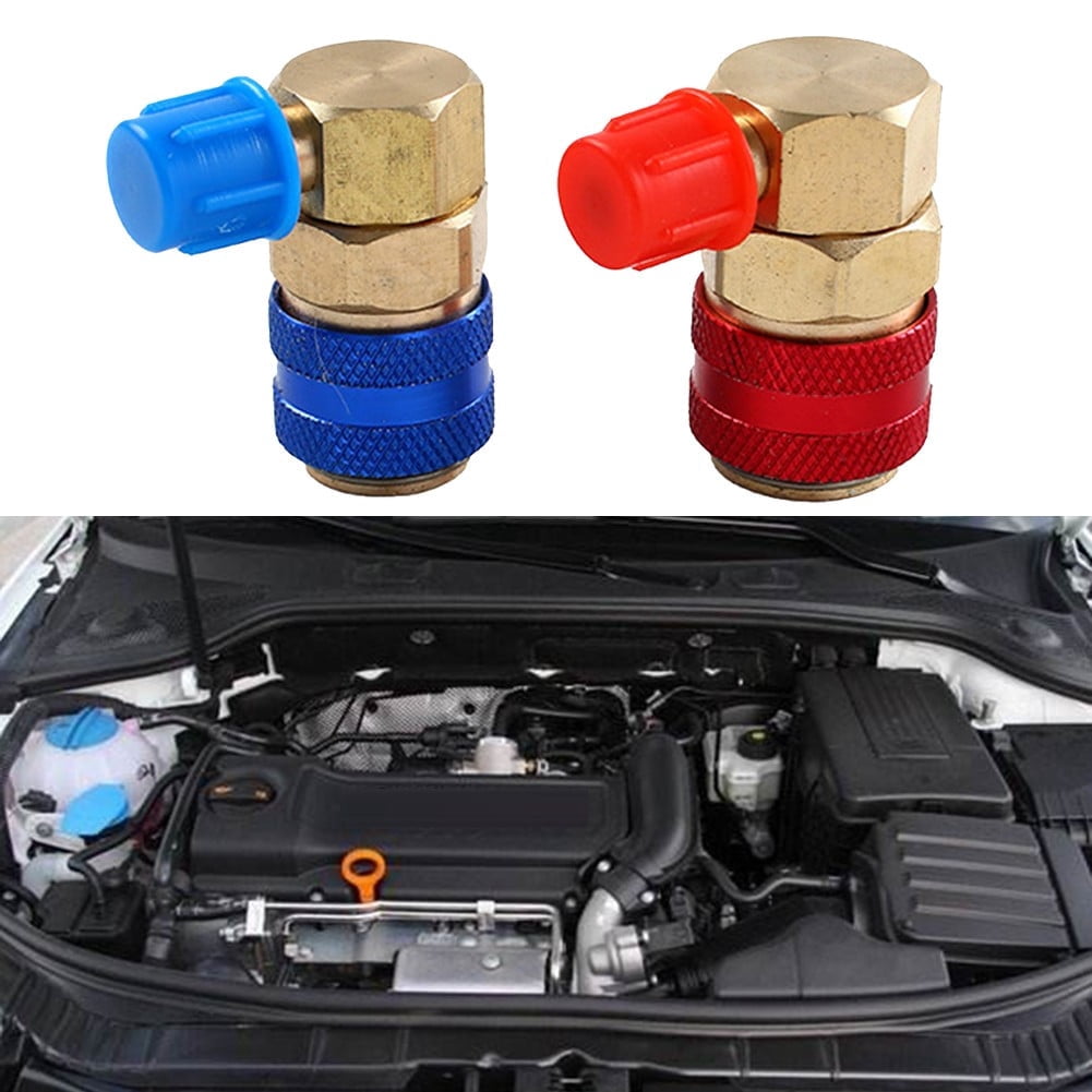 r134a quick connector adapter coupler - auto a/c manifold gauge low ...