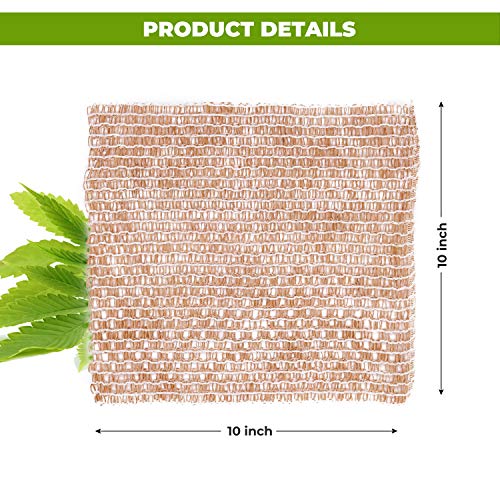 rE: Hemp Scrubber for Dishes and Bath, Eco-Friendly, 100% Hemp Fiber ...