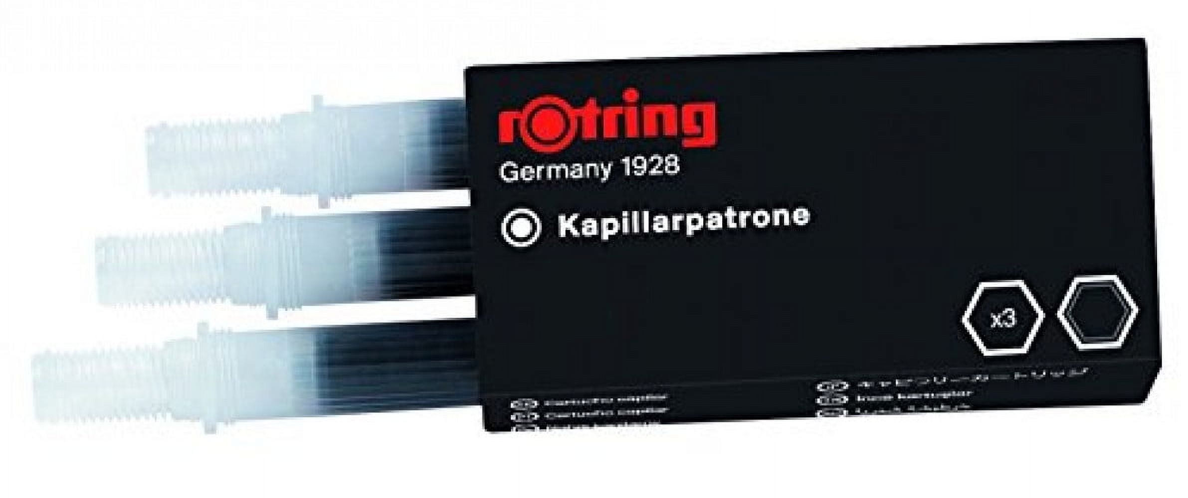 rOtring Rapidograph Ink Capillary Cartridges, Black (S0194640 ...