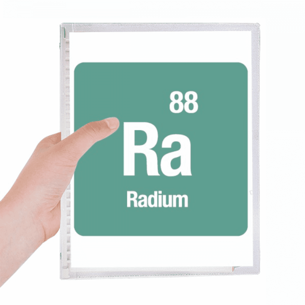 ra radium checal element science notebook loose diary refillable ...