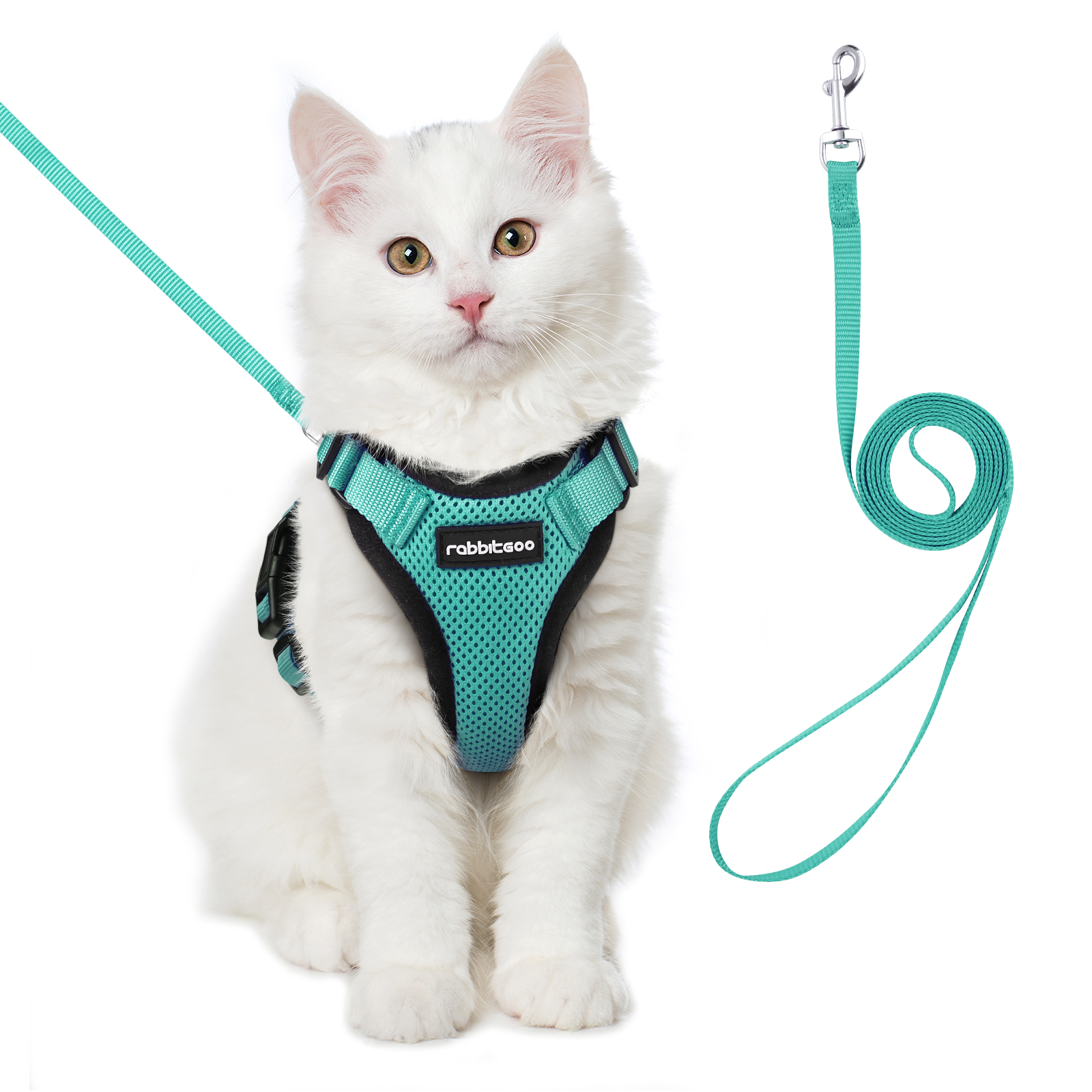 Cat Harness and Leash for Walking, Escape Proof Soft Adjustable Vest ...
