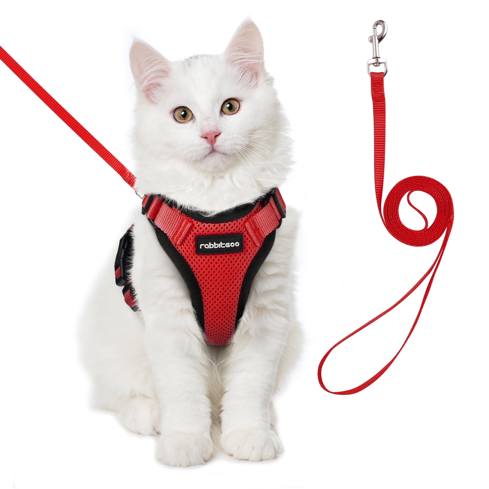 rabbitgoo Cat Harness and Leash for Walking, Escape Proof Soft ...
