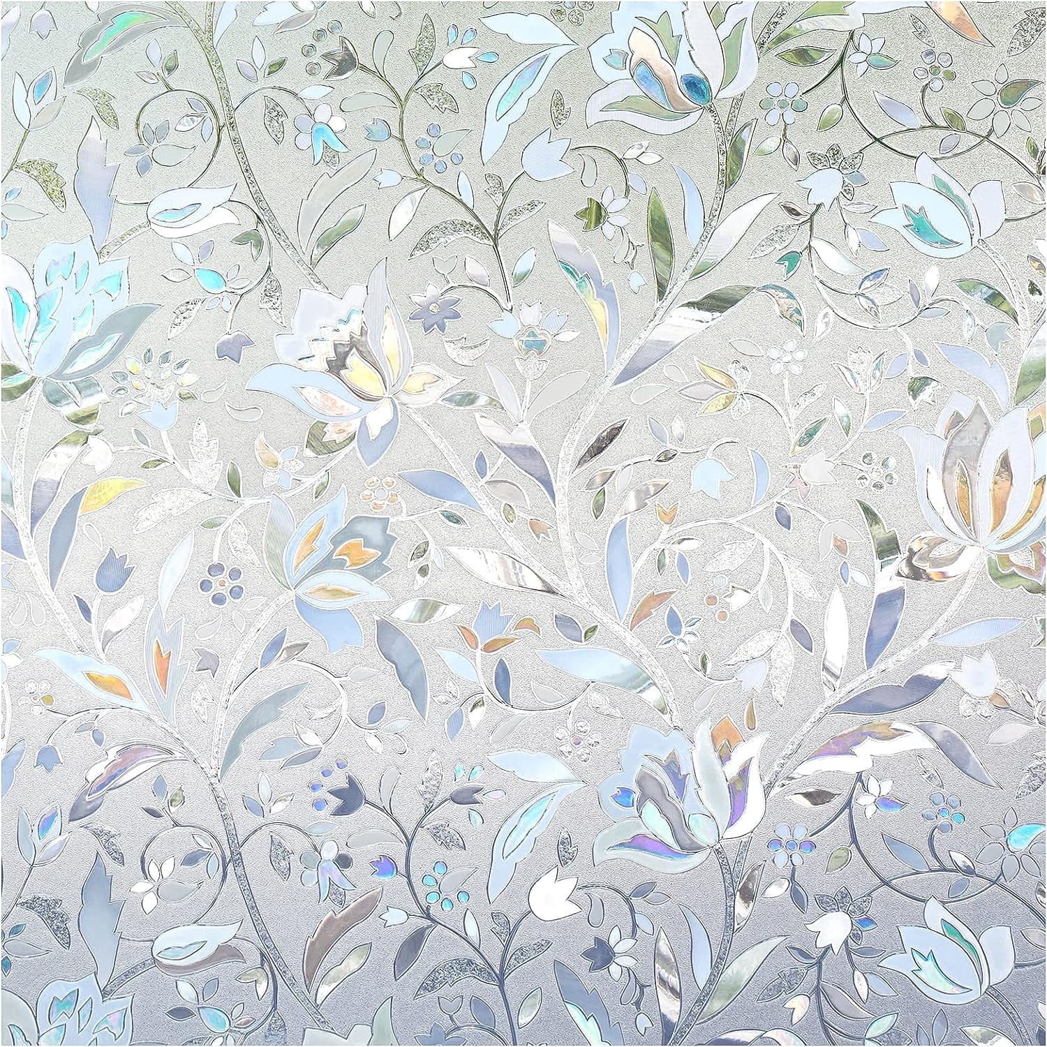 rabbitgoo Window Privacy Film, Decorative Frosted Glass Removable ...